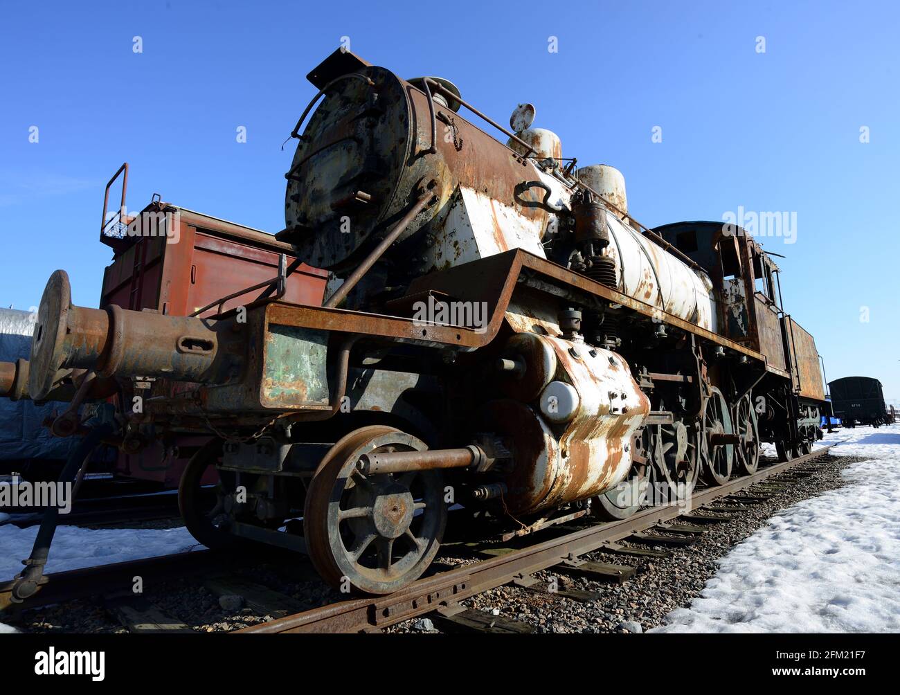 Rusty steam locomotive hi-res stock photography and images - Alamy