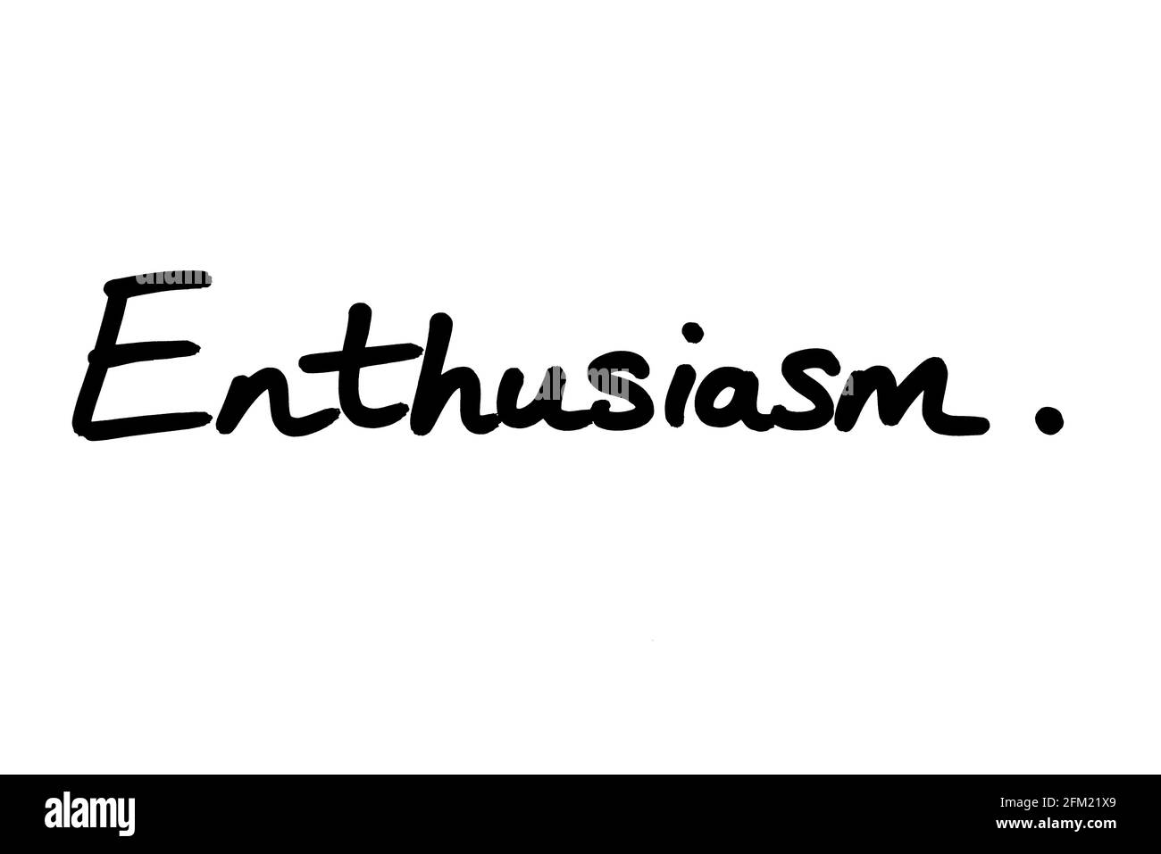 Enthusiasm Word