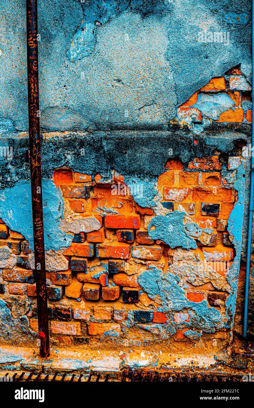 Blue digital wall hi-res stock photography and images - Alamy