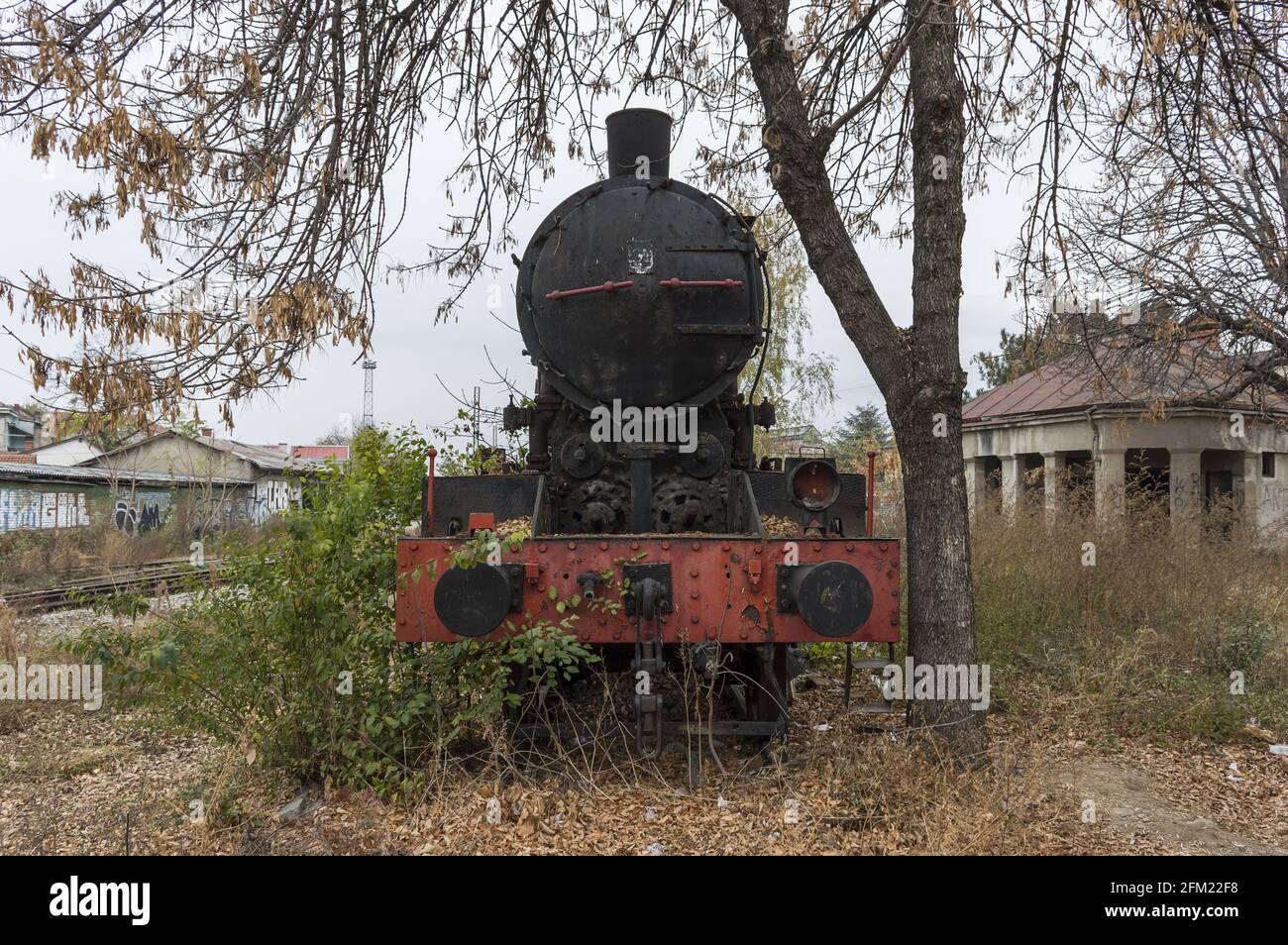 Front view retro steam locomotive hi-res stock photography and images ...