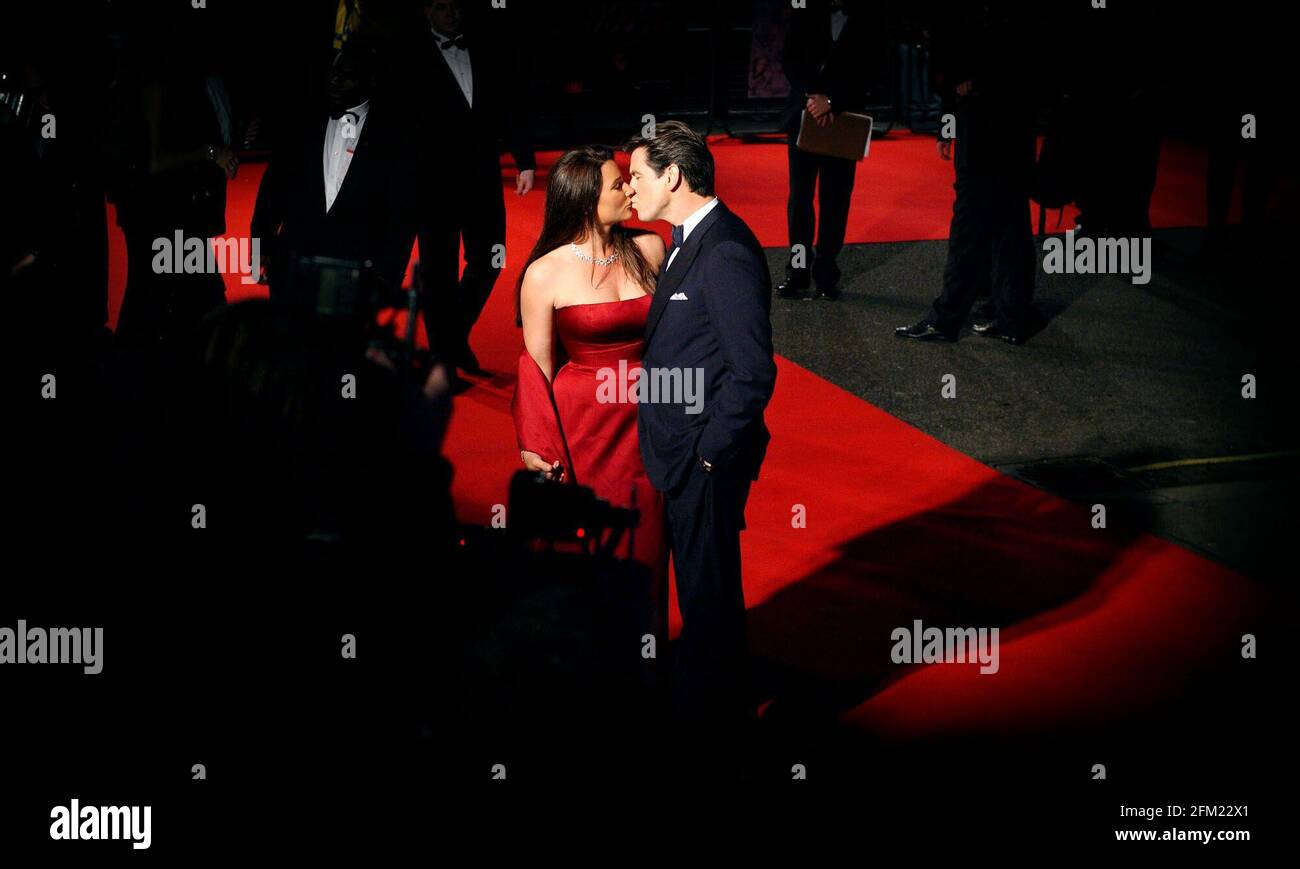 Pierce Brosnan with his wife Keeley arriving at the Bond Premiere at ...