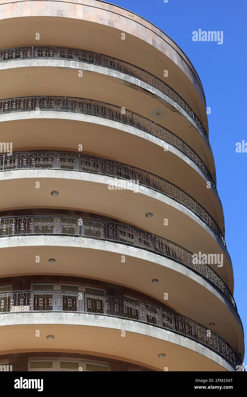 It is round building on the sky background Stock Photo - Alamy