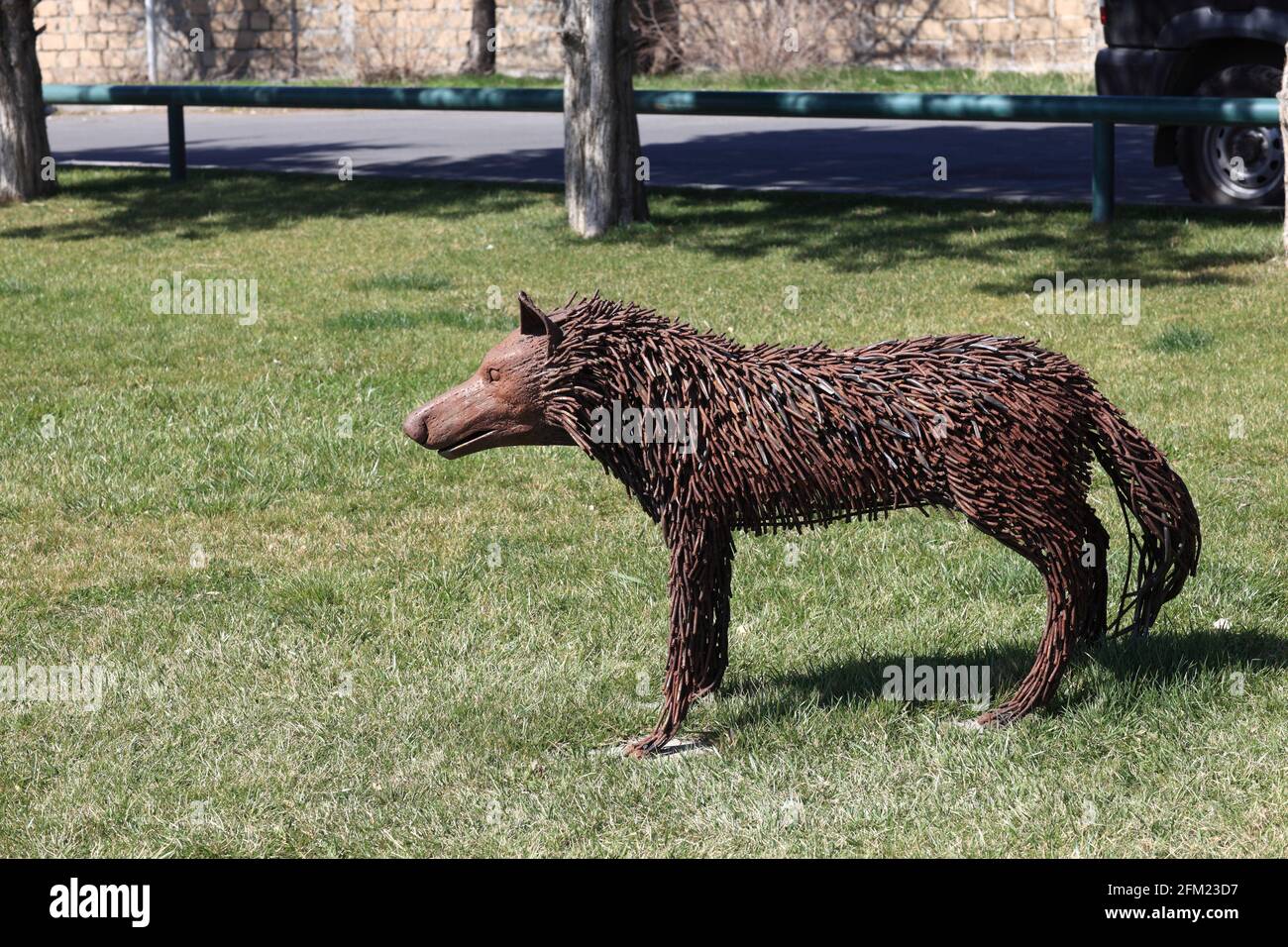 Wolf head architecture hi-res stock photography and images - Alamy
