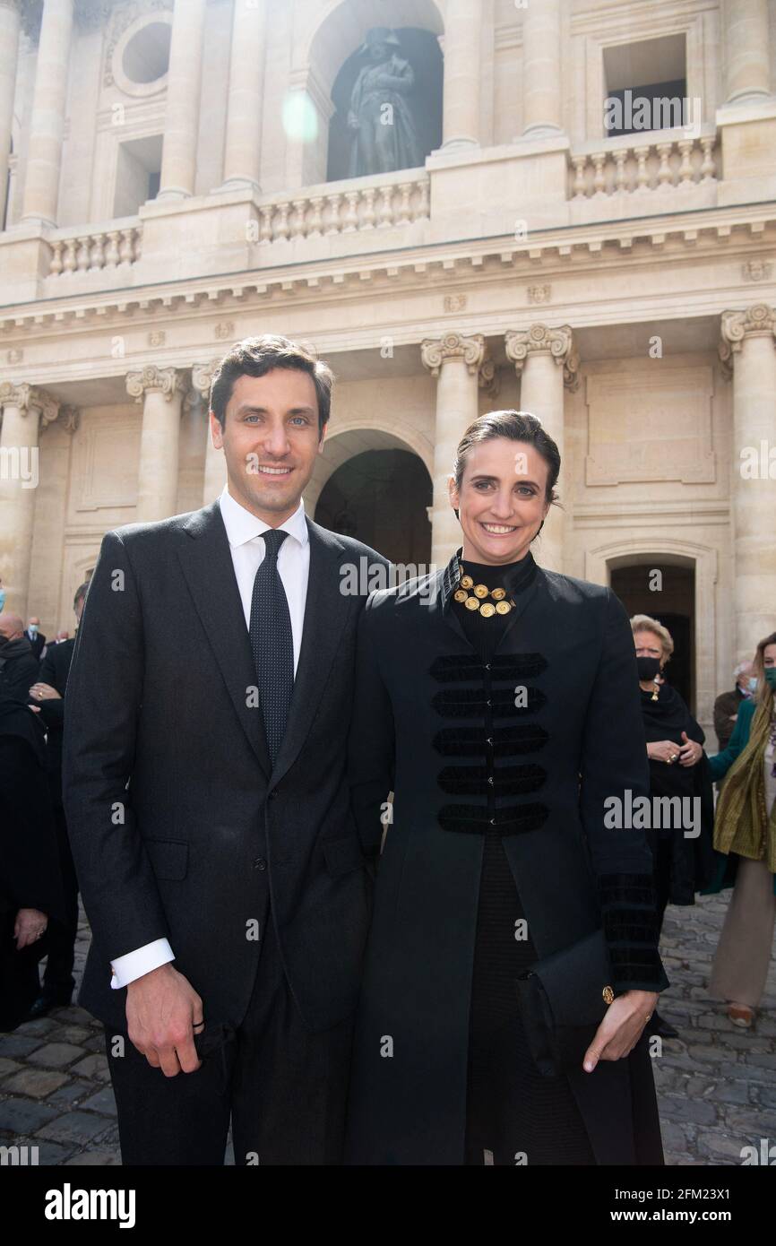 Prince Jean-Christophe Napoleon and his wife Princess Olympia Napoleon ...
