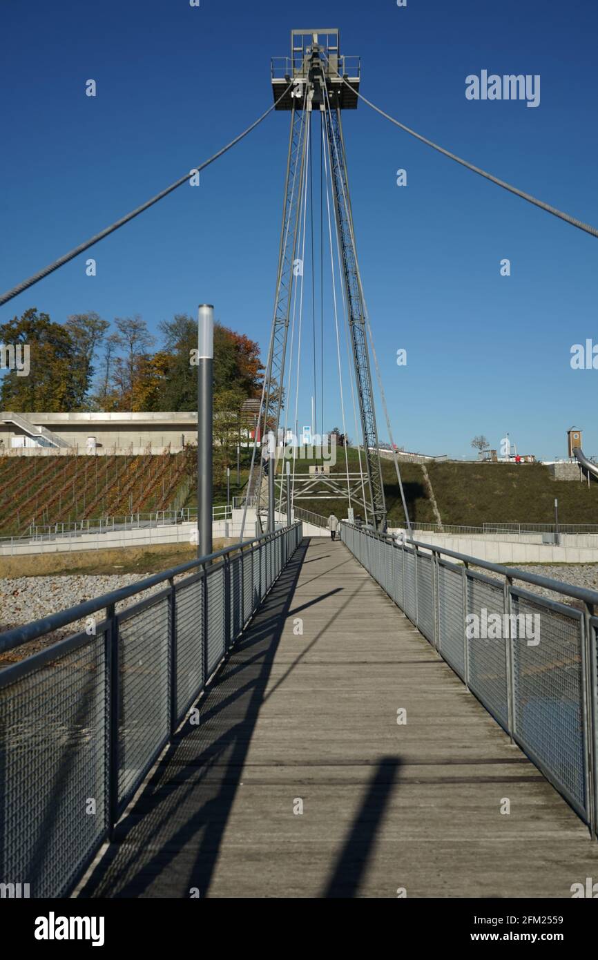 View from the new pier to the land side Stock Photo - Alamy