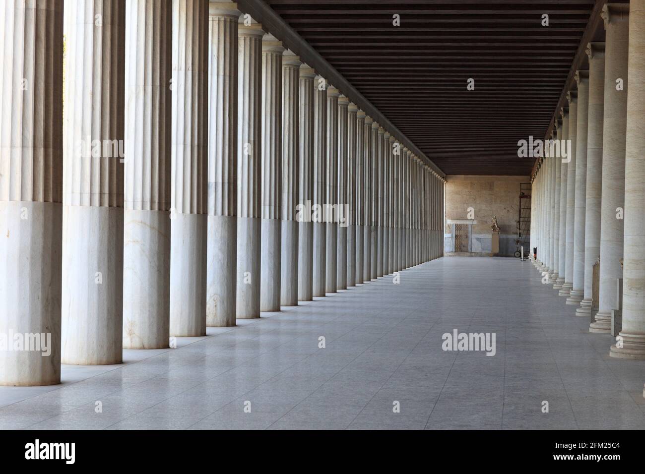 Interior of Ancient Agora in Athens, Greece Stock Photo - Alamy
