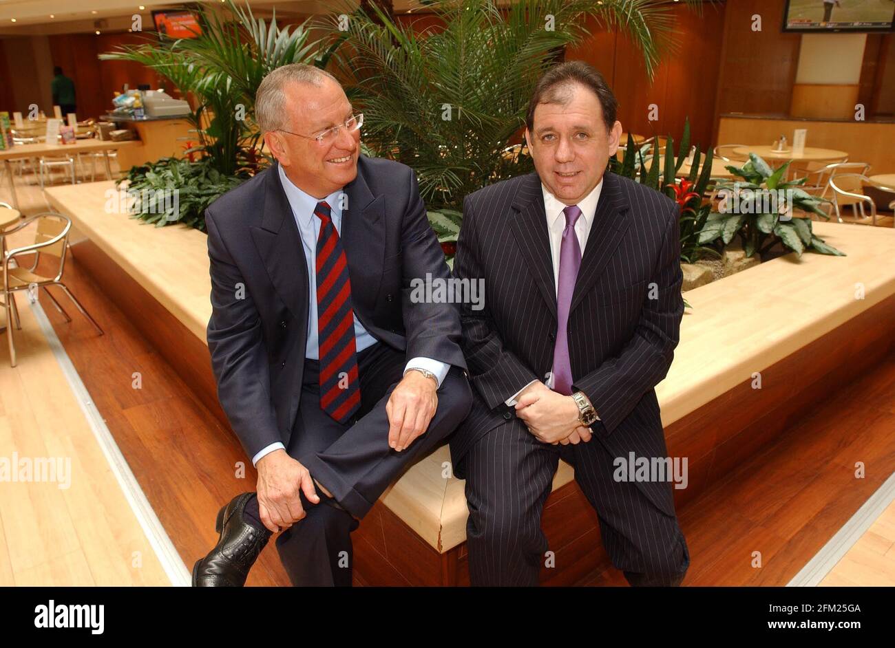CEO Stephen Koseff (left) with MD Bernard Kantor of Investec.19 July ...