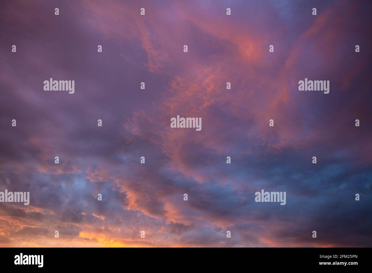 Sunset sky background Stock Photo - Alamy