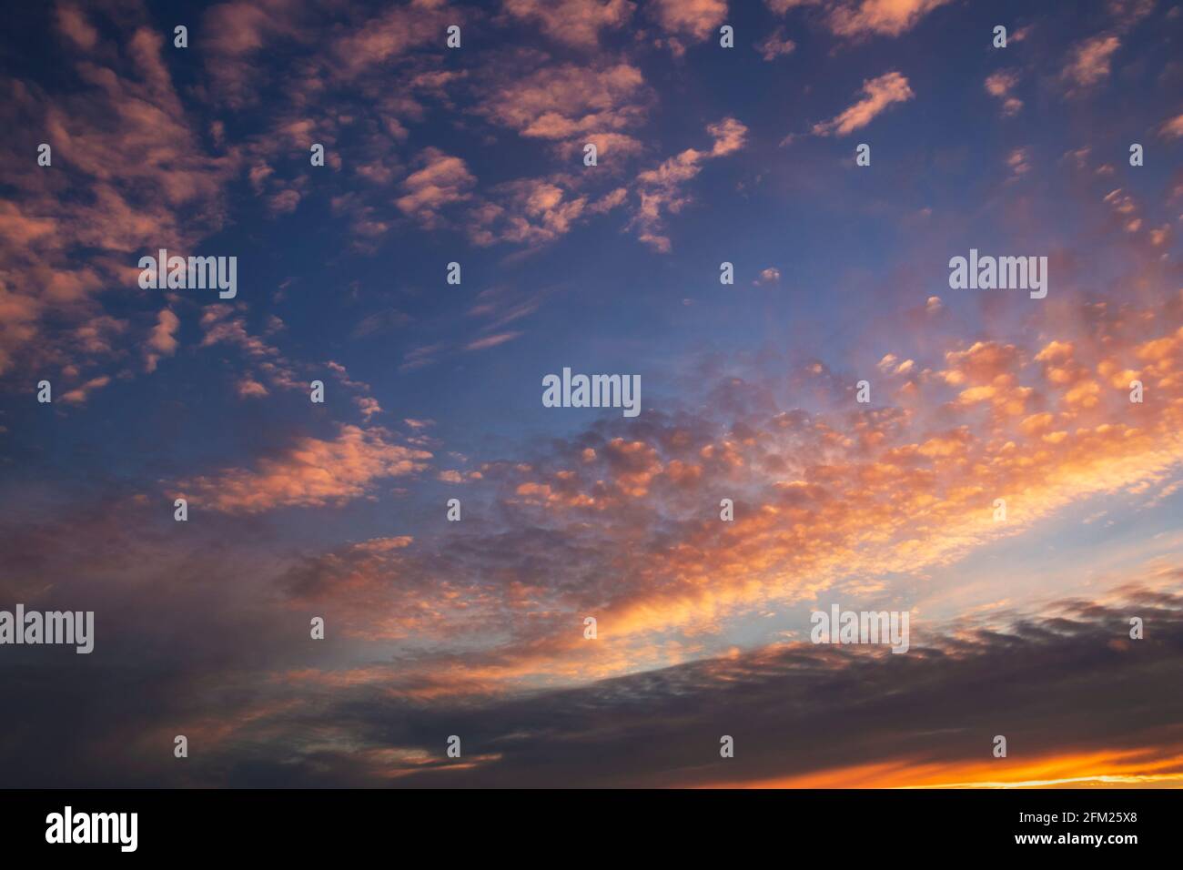 Sunset sky background Stock Photo - Alamy