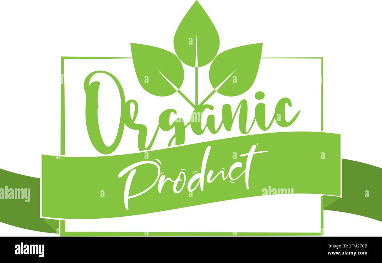 organic product natural ingredient banner Stock Vector Image & Art - Alamy