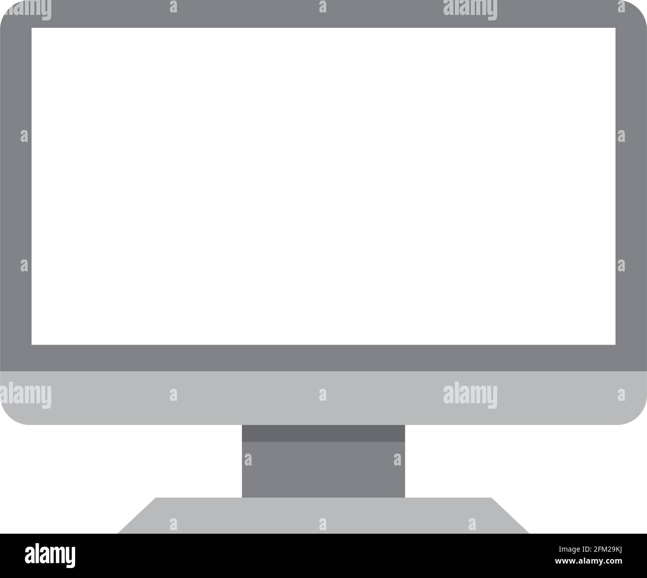 computer screen monitor isolated icon Stock Vector Image & Art - Alamy