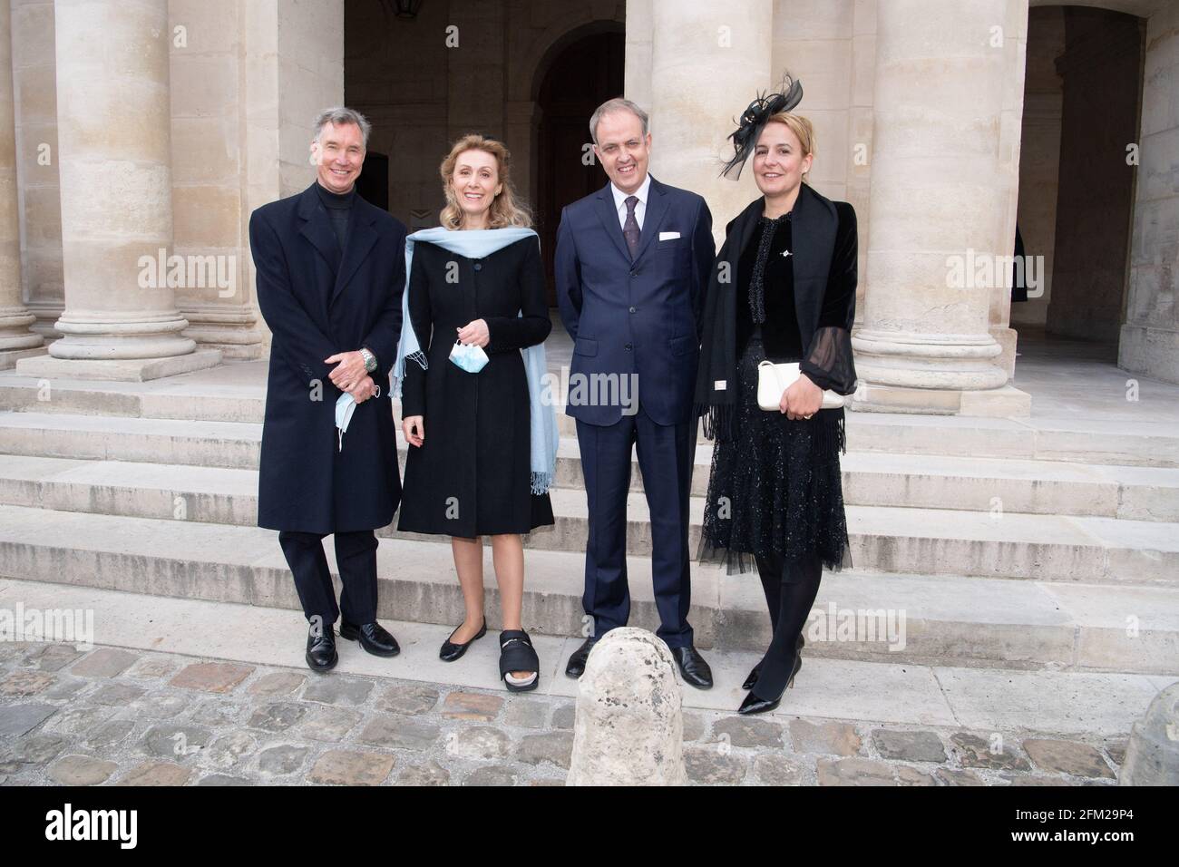 Prince Jean of dâÂ€Â™Orleans, Count of Paris with his wife Princess ...