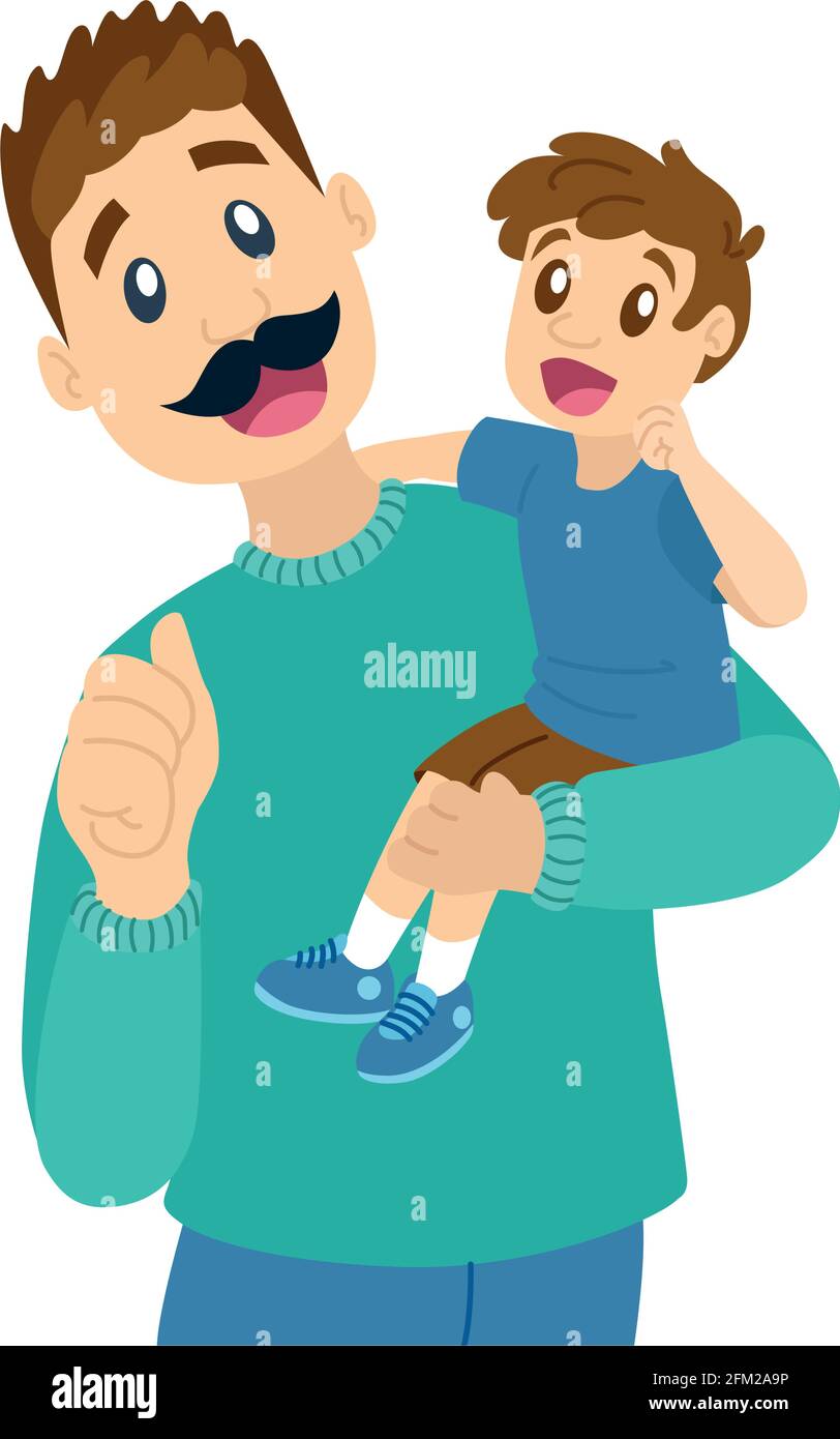 Son summer father Cut Out Stock Images & Pictures - Alamy