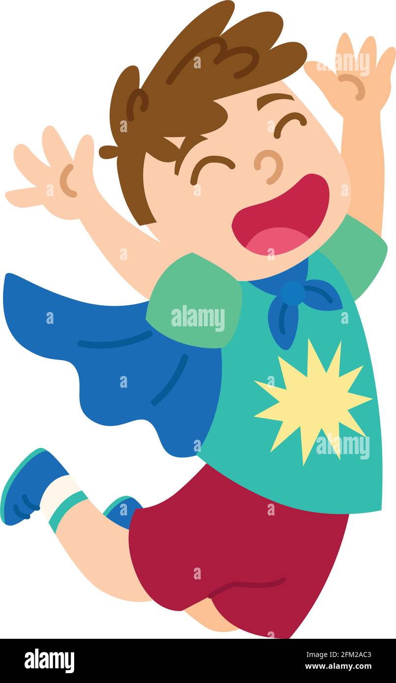 Kid superhero uniform Stock Vector Images - Alamy