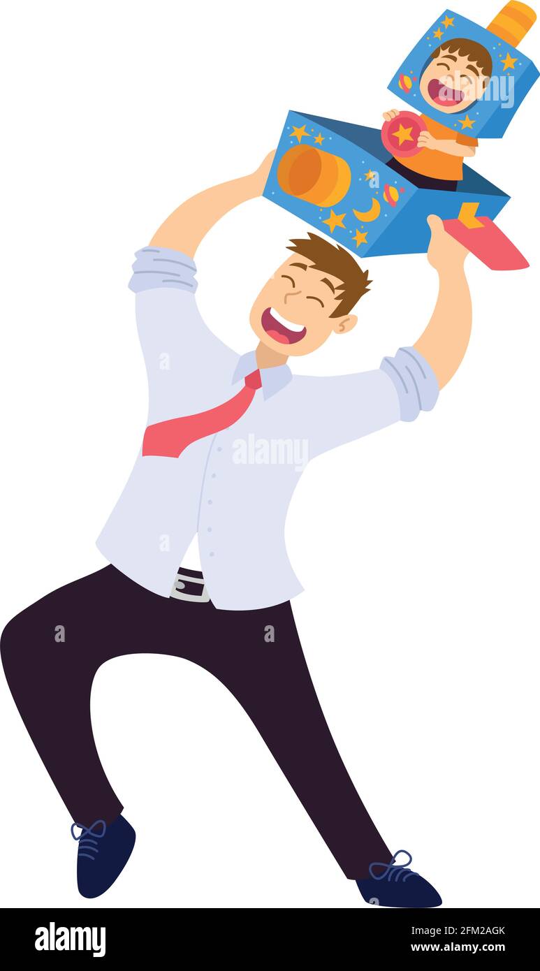 Father playing son dad Cut Out Stock Images & Pictures - Alamy