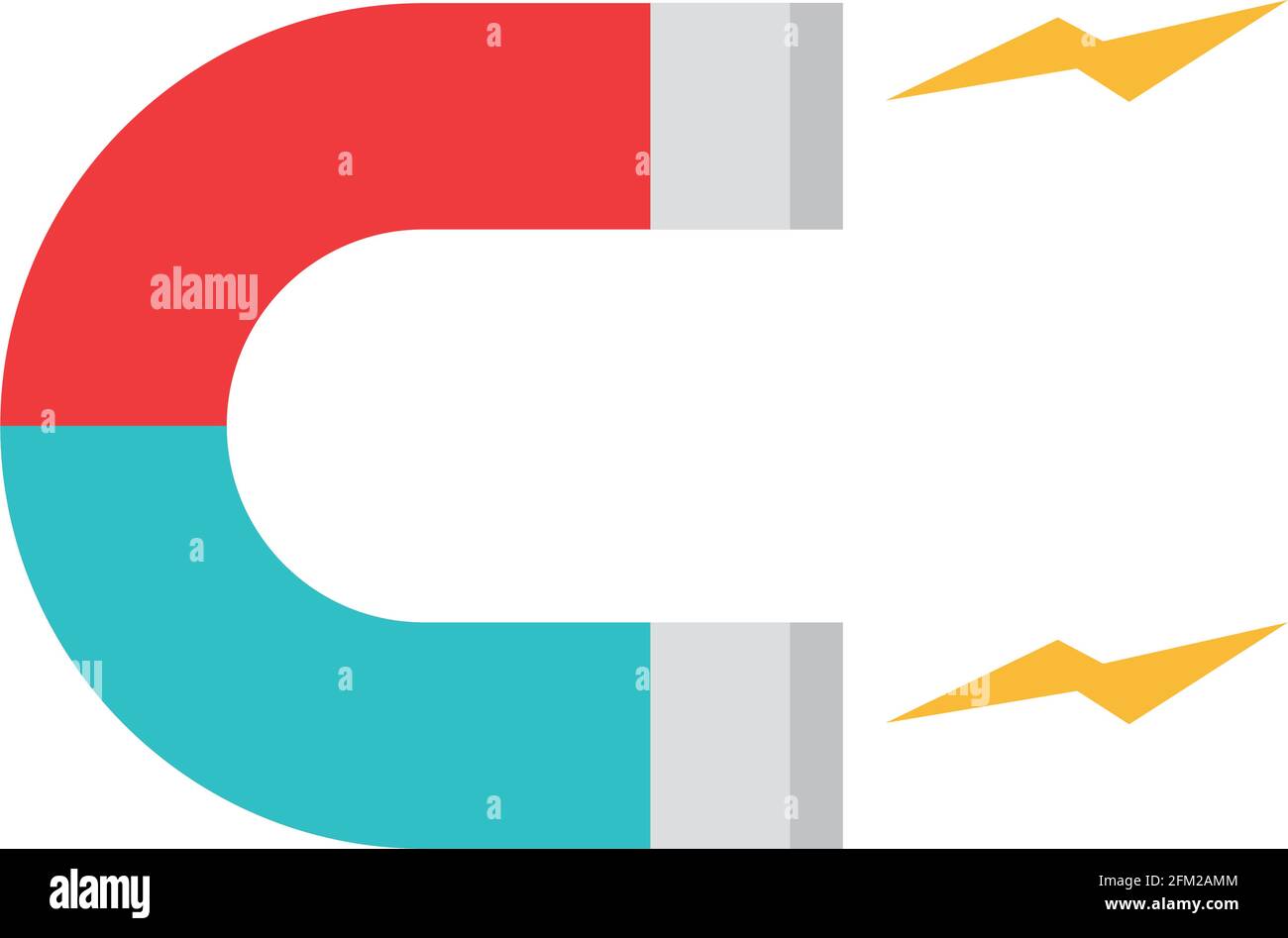 science magnet physics isolated icon Stock Vector Image & Art - Alamy