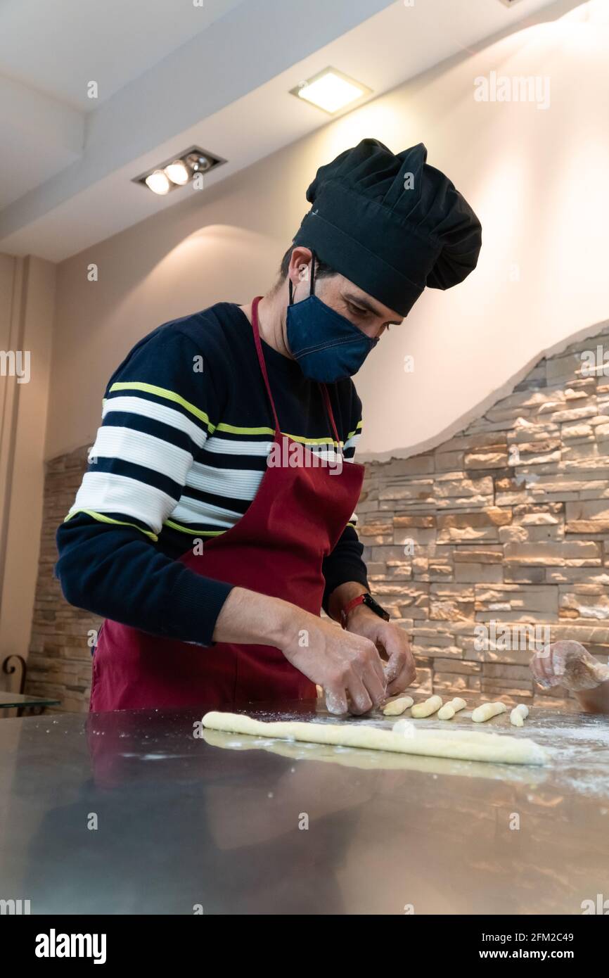 Male caucasian kneading knead hi-res stock photography and images - Alamy