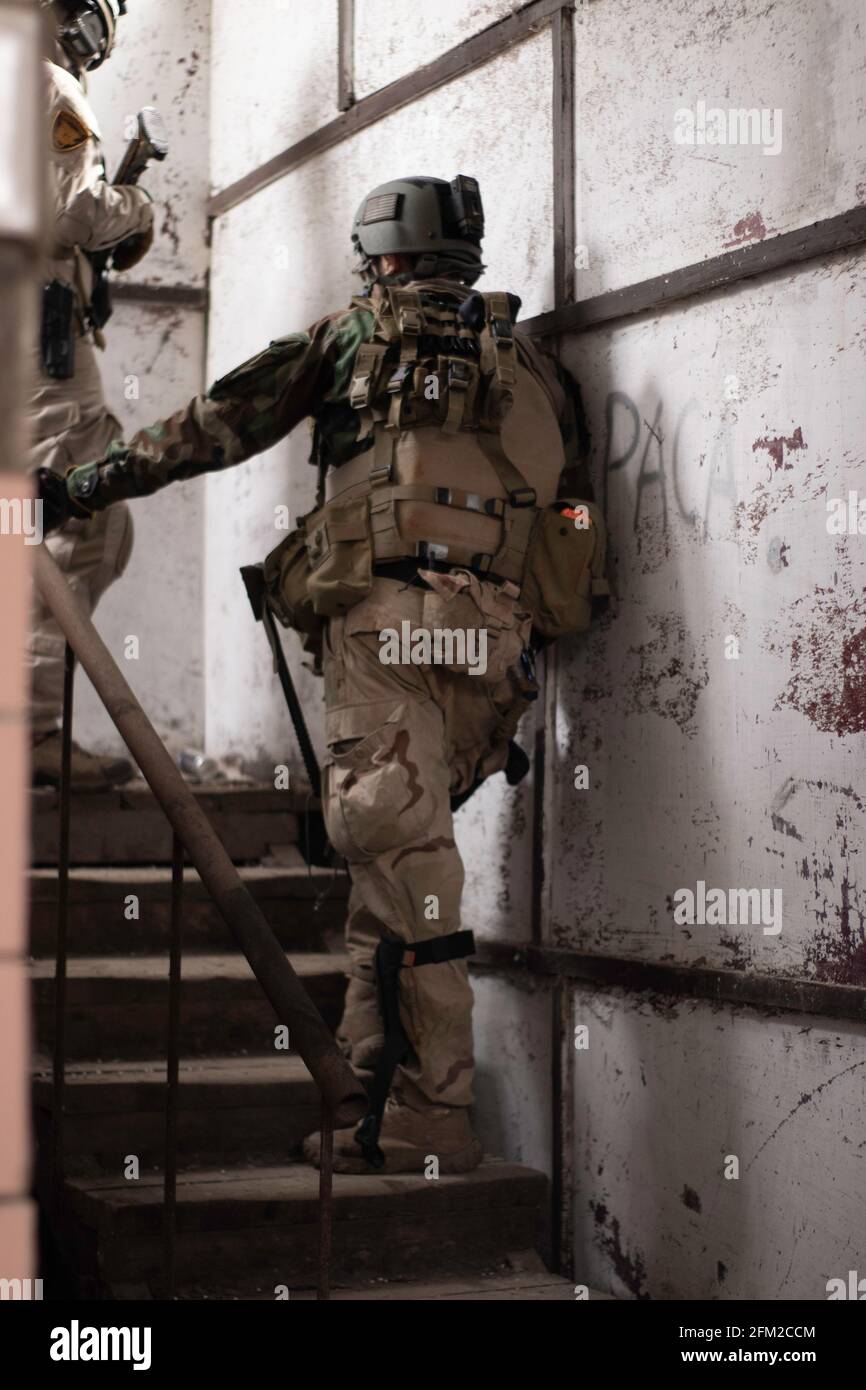 Camouflage stairs hi-res stock photography and images - Alamy