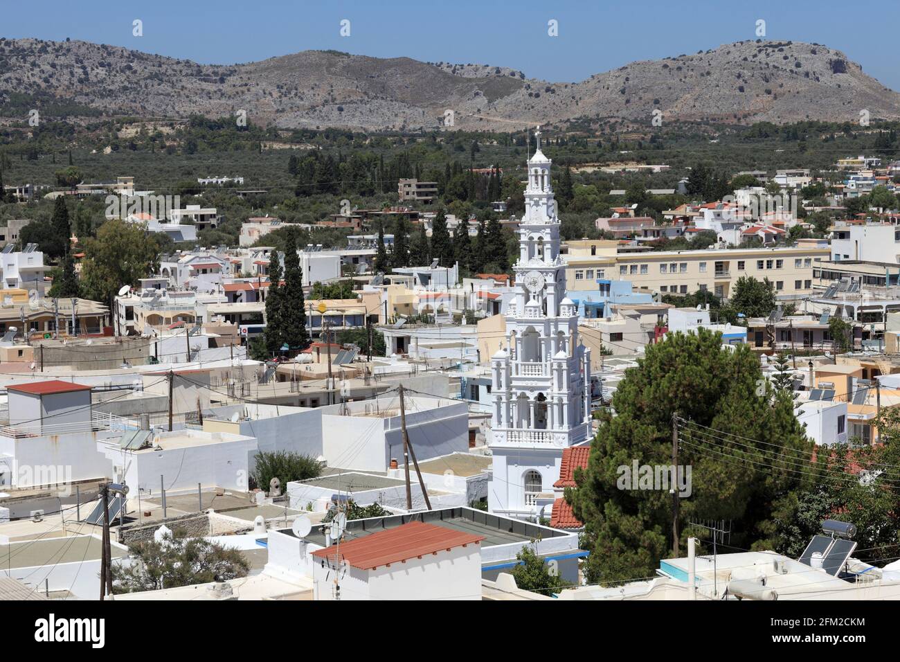 Landscape of Archangelos village, Rhodes island, Greece Stock Photo - Alamy