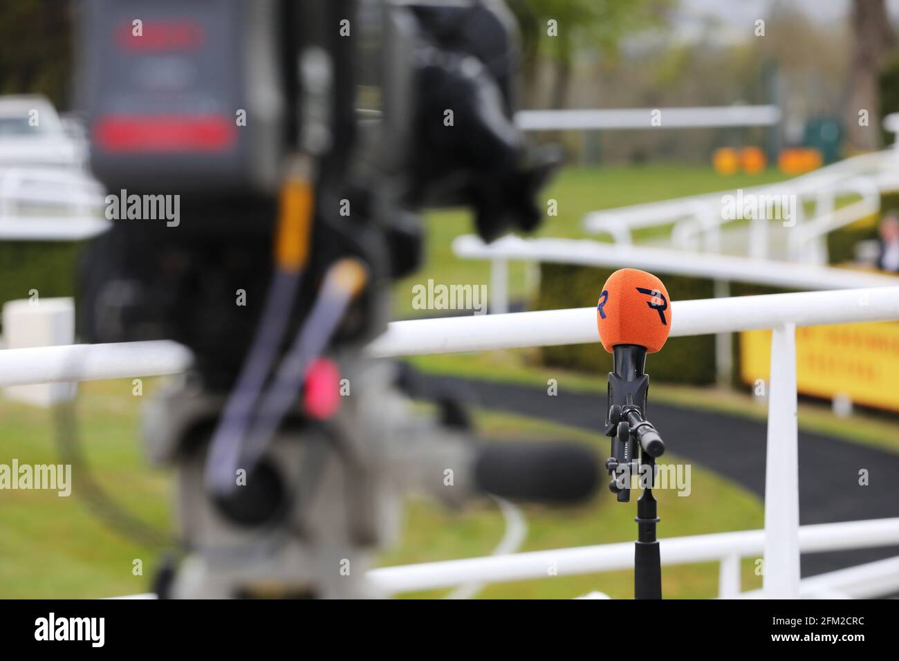 General views of ITV Racing setups at Goodwood Racecourse, Chichester ...