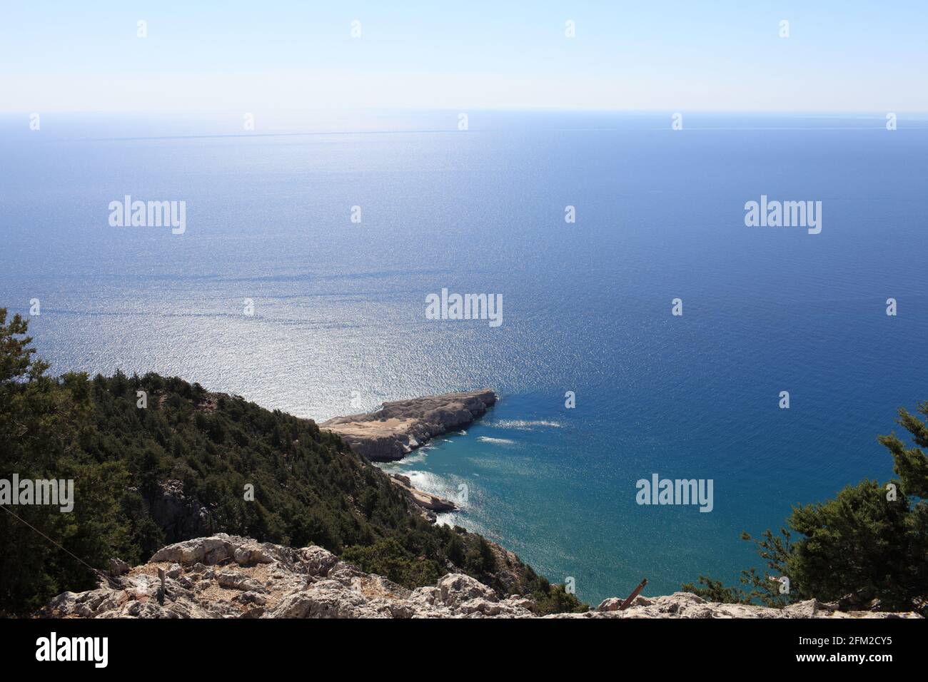 Tsambika bay rhodes greece hi-res stock photography and images - Alamy