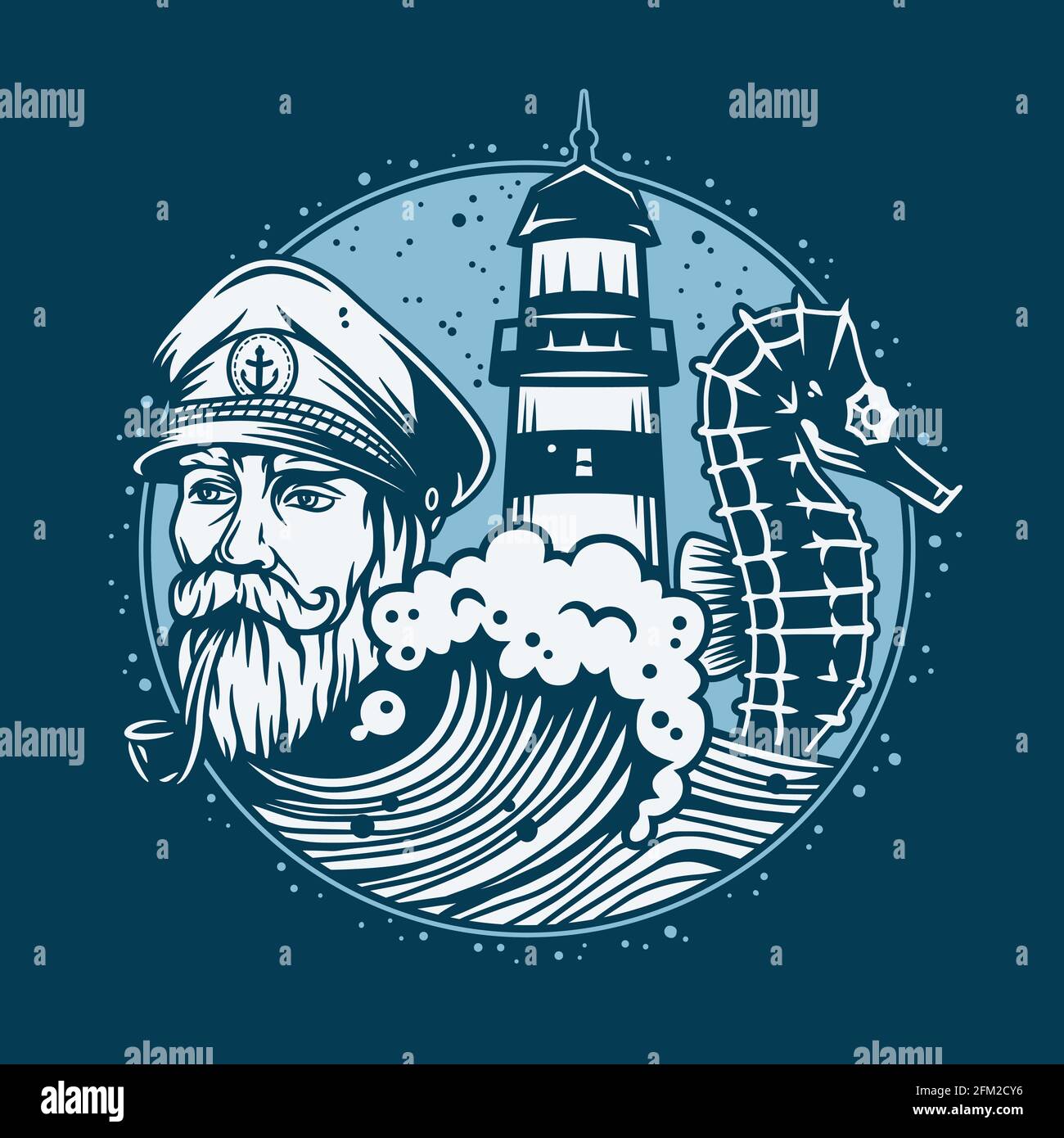 Captain pipe Stock Vector Images - Alamy