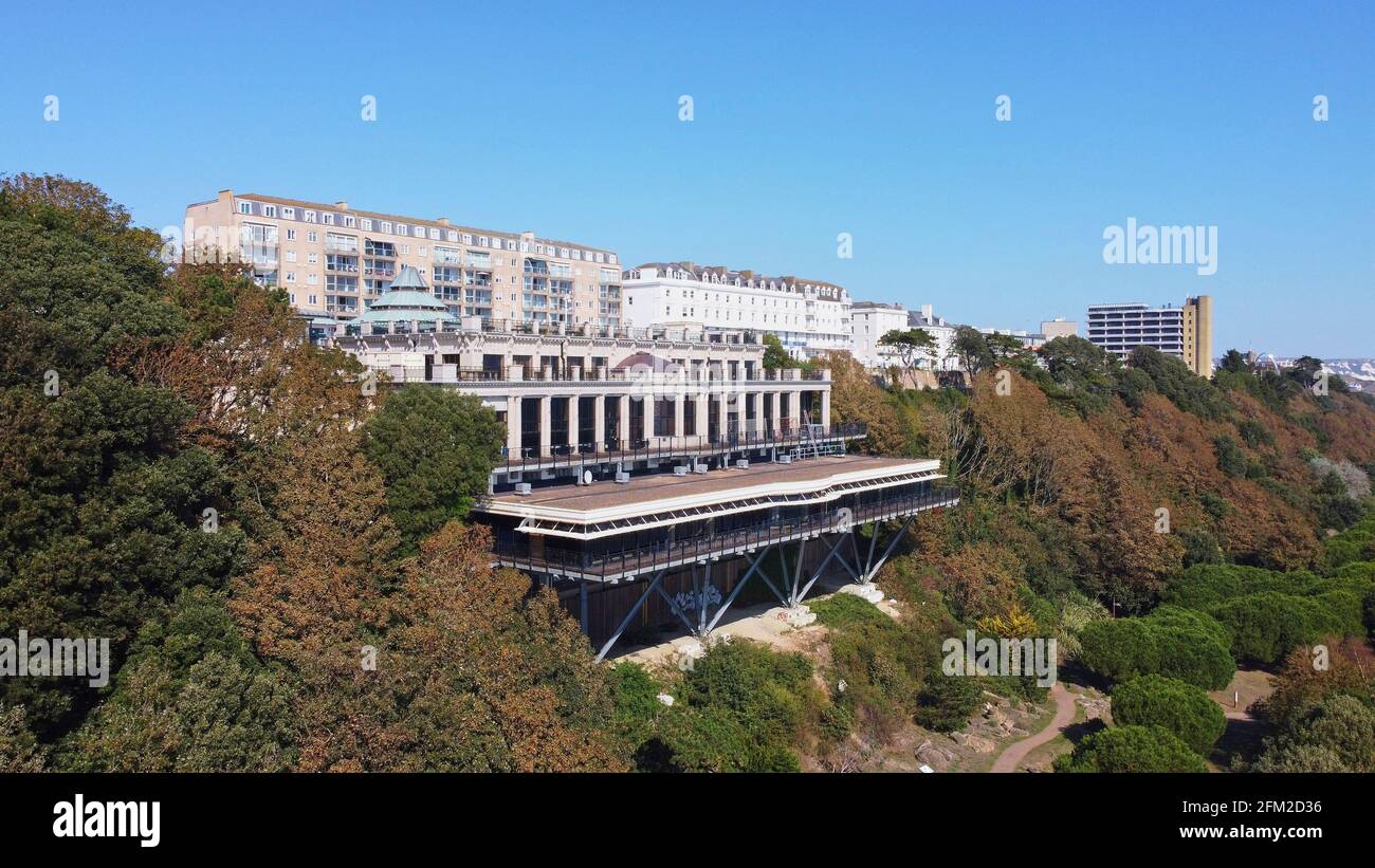 Leas Cliff Hall, Folkestone, Kent, England Stock Photo - Alamy