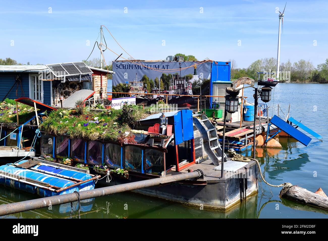 Vienna, Austria. Ship museum in Vienna on the Danube Stock Photo - Alamy