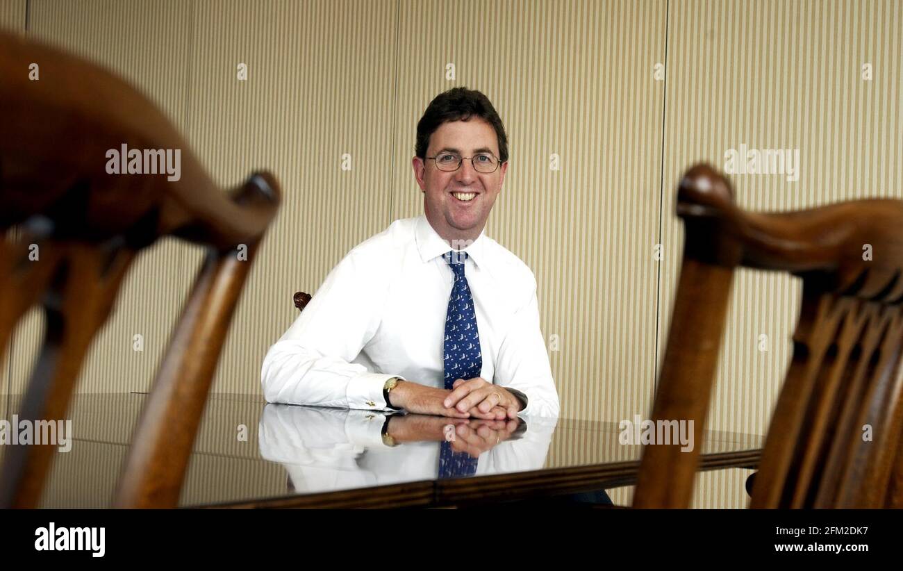 Jeremy Tigue, of 'Foreign and Colonial'.22 August 2002 photo Andy ...