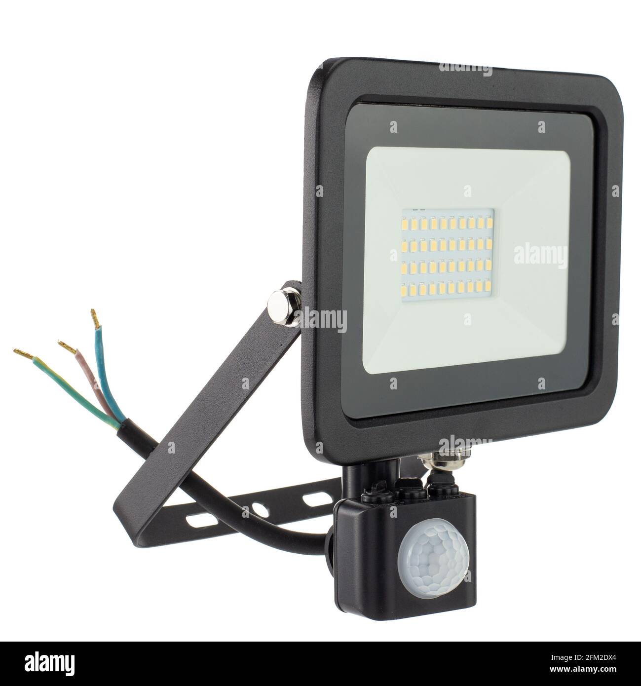 led lighting, led flood light, lamp led, isolated on white background ...