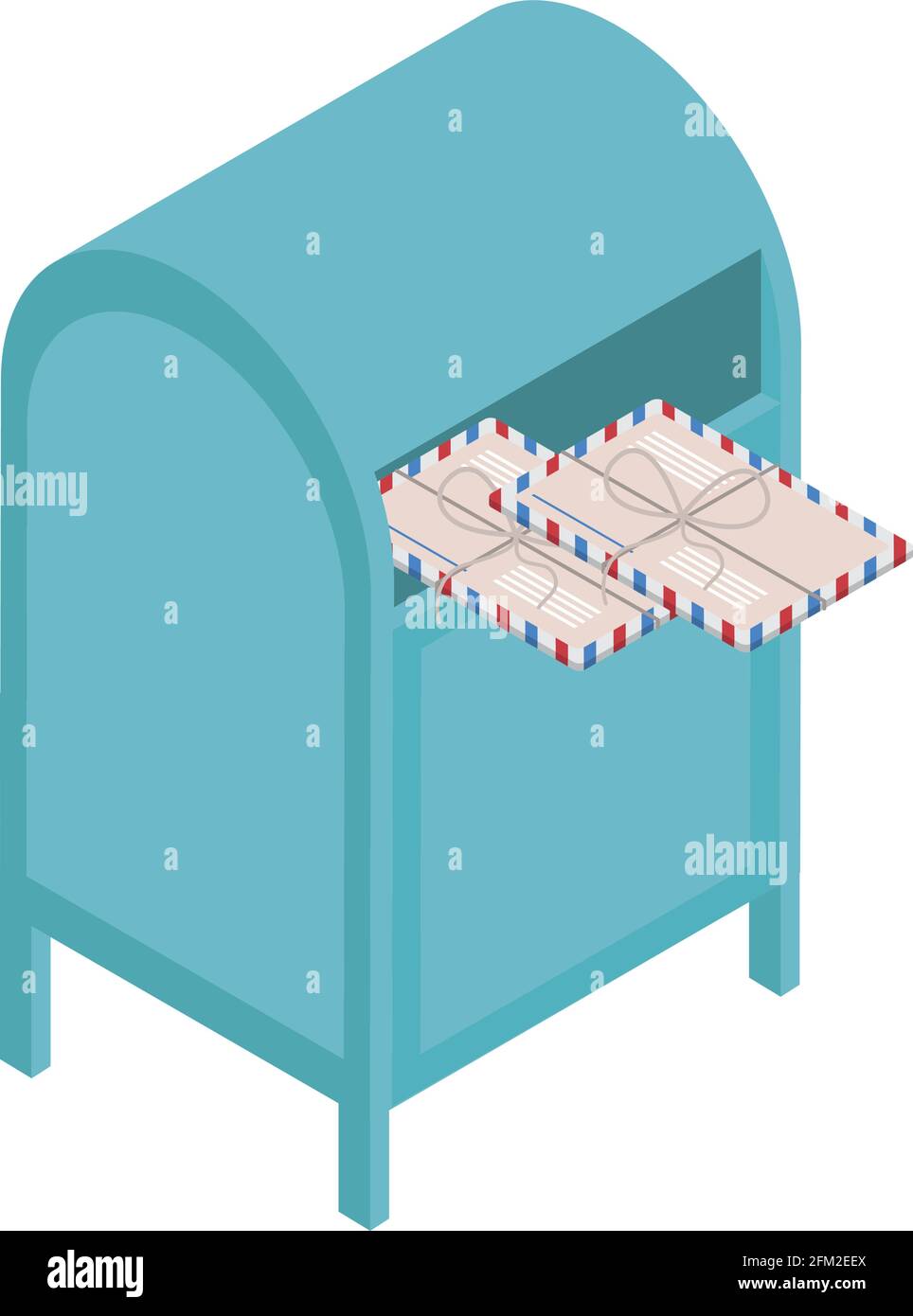 post box envelopes courier isolated Stock Vector Image & Art - Alamy