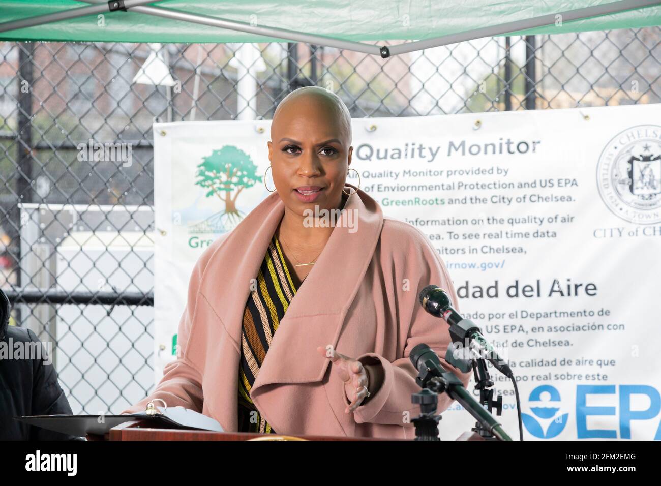 May 4, 2021. Chelsea, MA. Senator Markey and Congresswoman Pressley ...