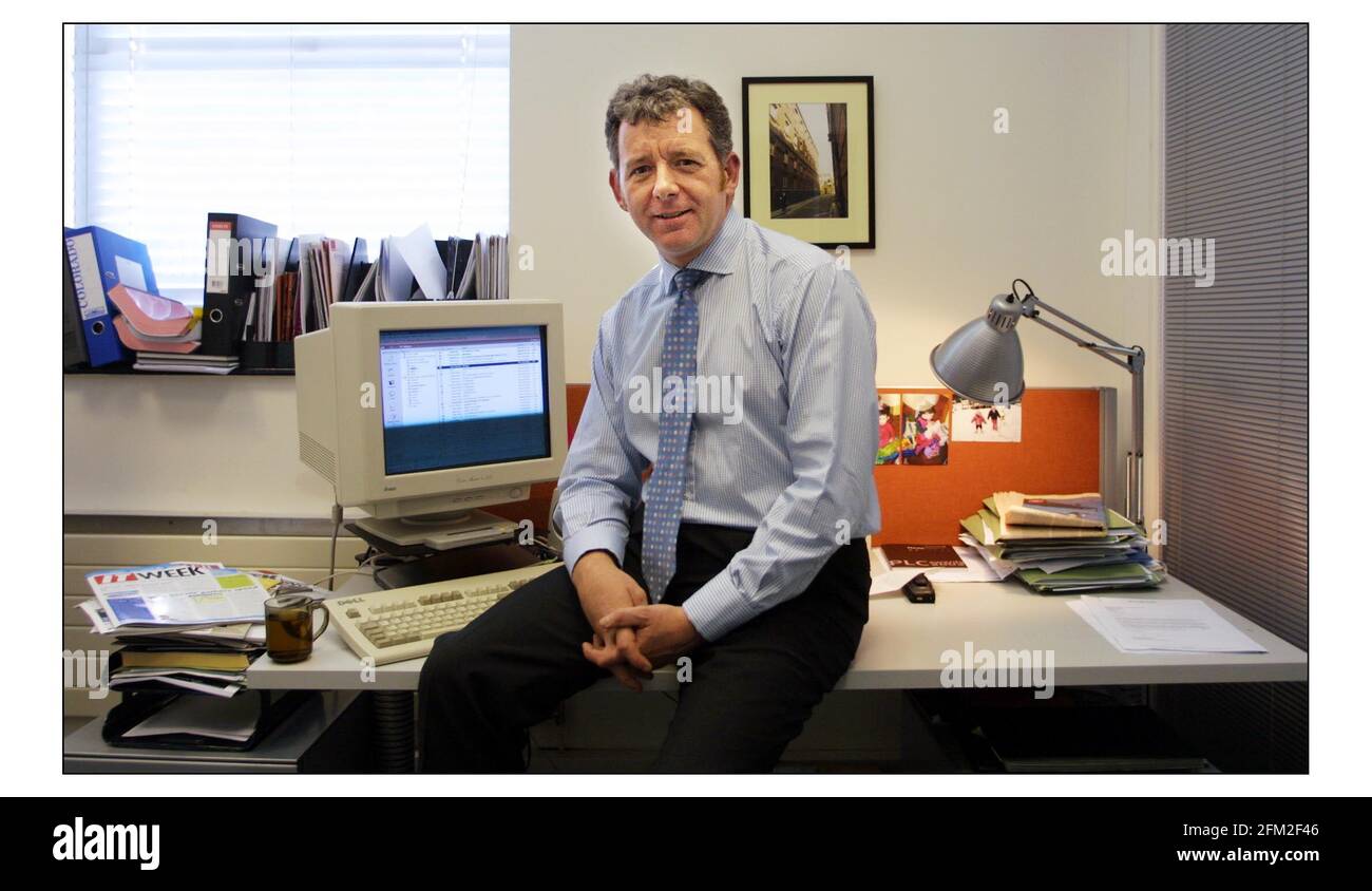 George Mackintosh, chief executive of INTERACTIVE1, in his ofice in ...