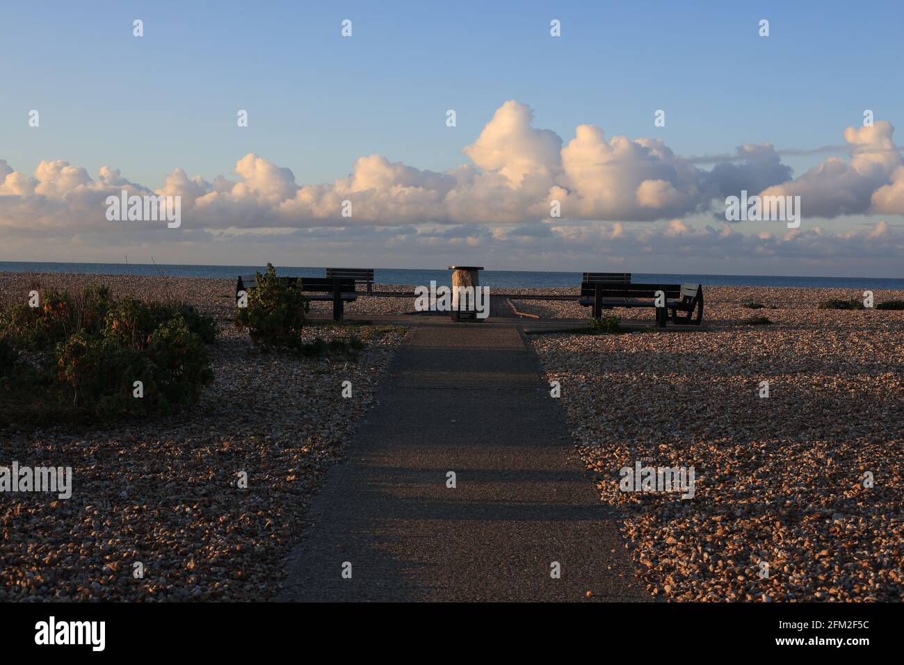 Millennium monument on Aldwick beach Stock Photo - Alamy