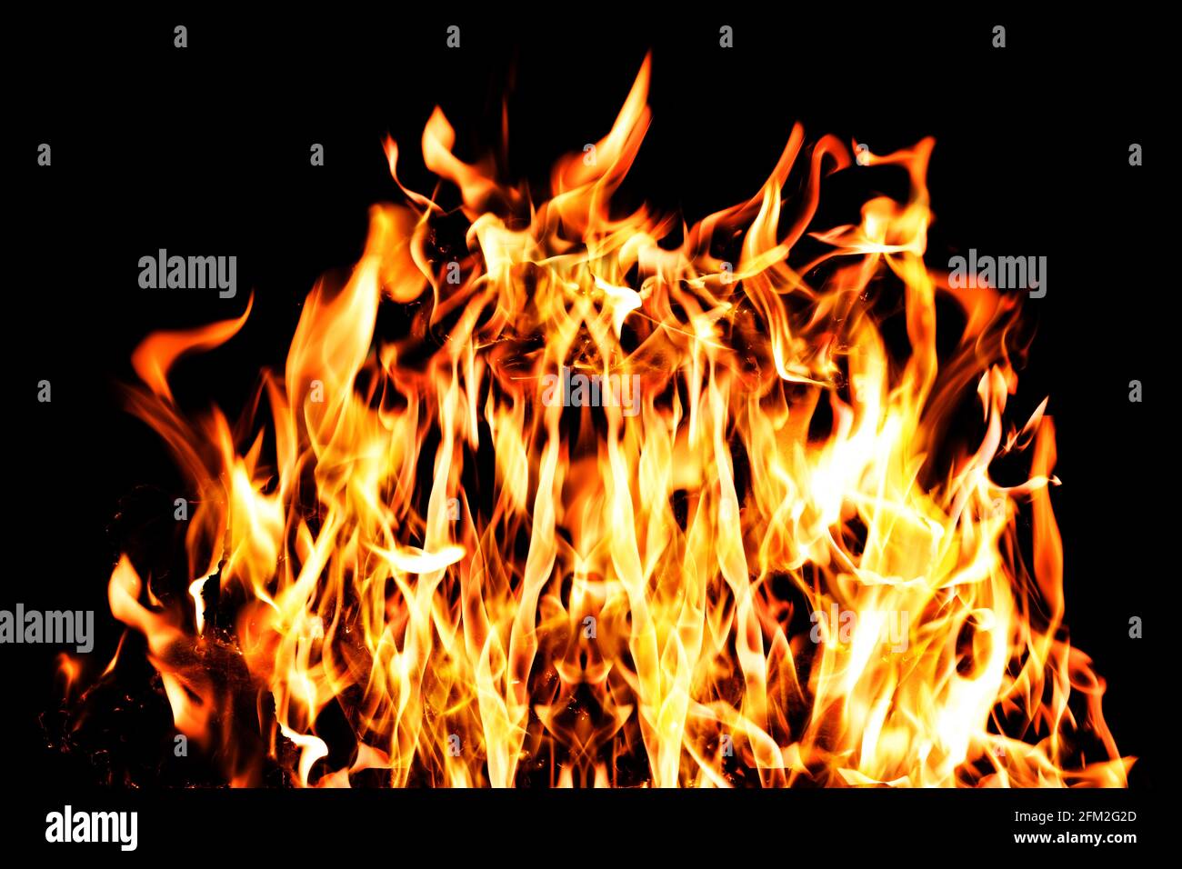 Realistic fire flames burning on hi-res stock photography and images ...