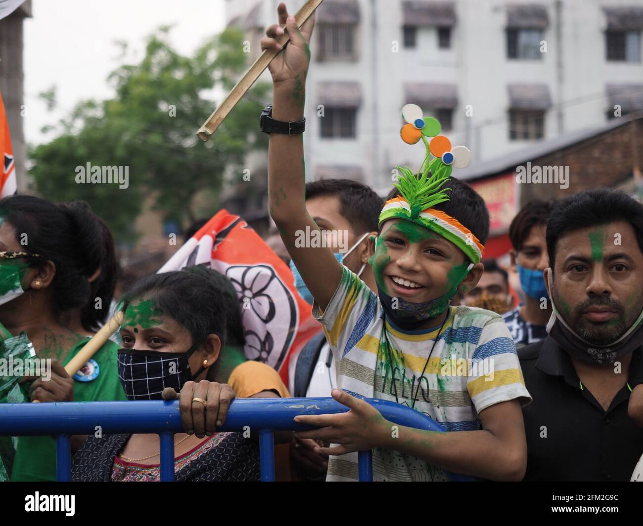 Crowd indian national congress party hi-res stock photography and ...