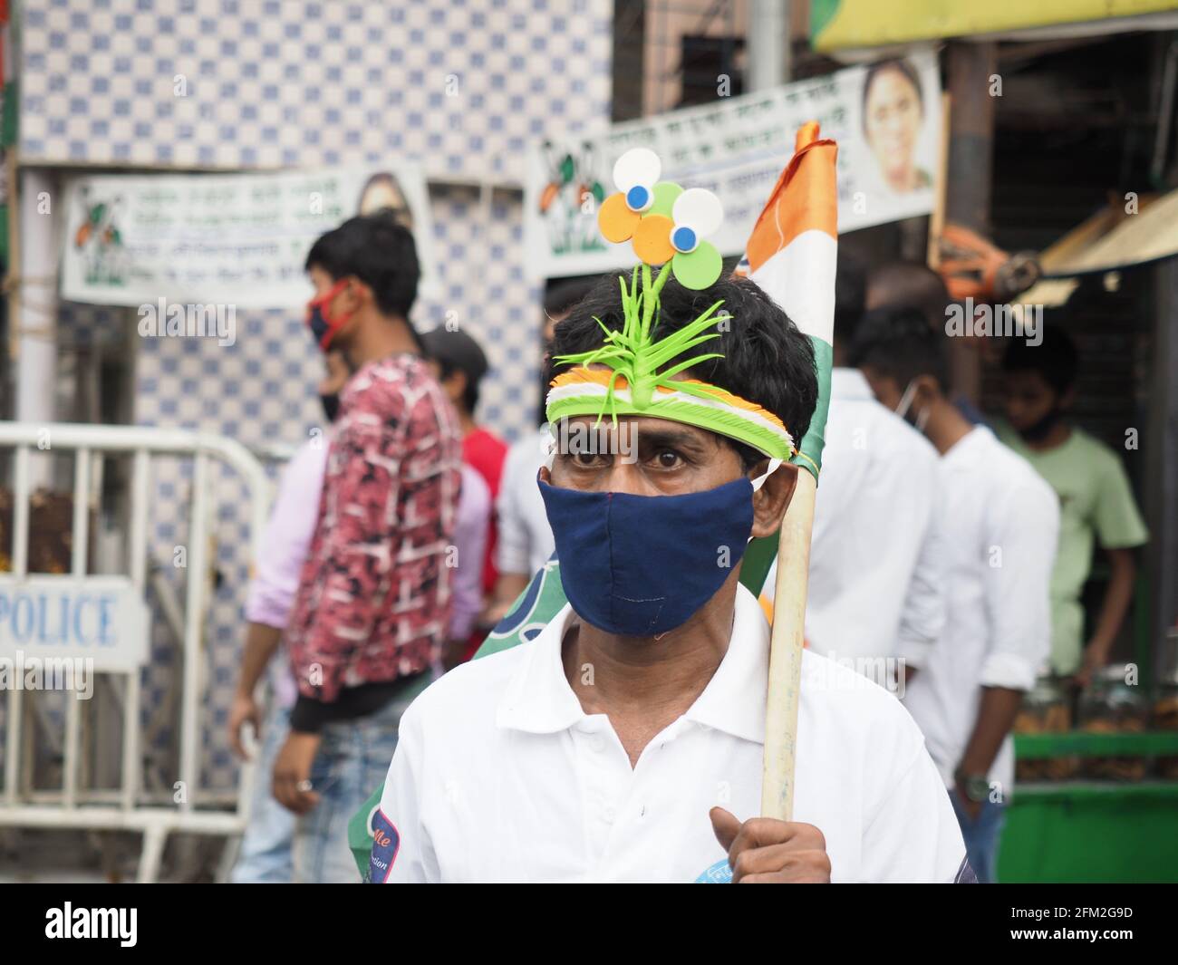 Crowd indian national congress party hi-res stock photography and ...