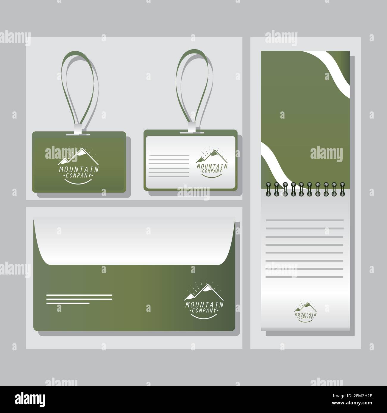 Corporate identity professional advertising Stock Vector Images - Alamy