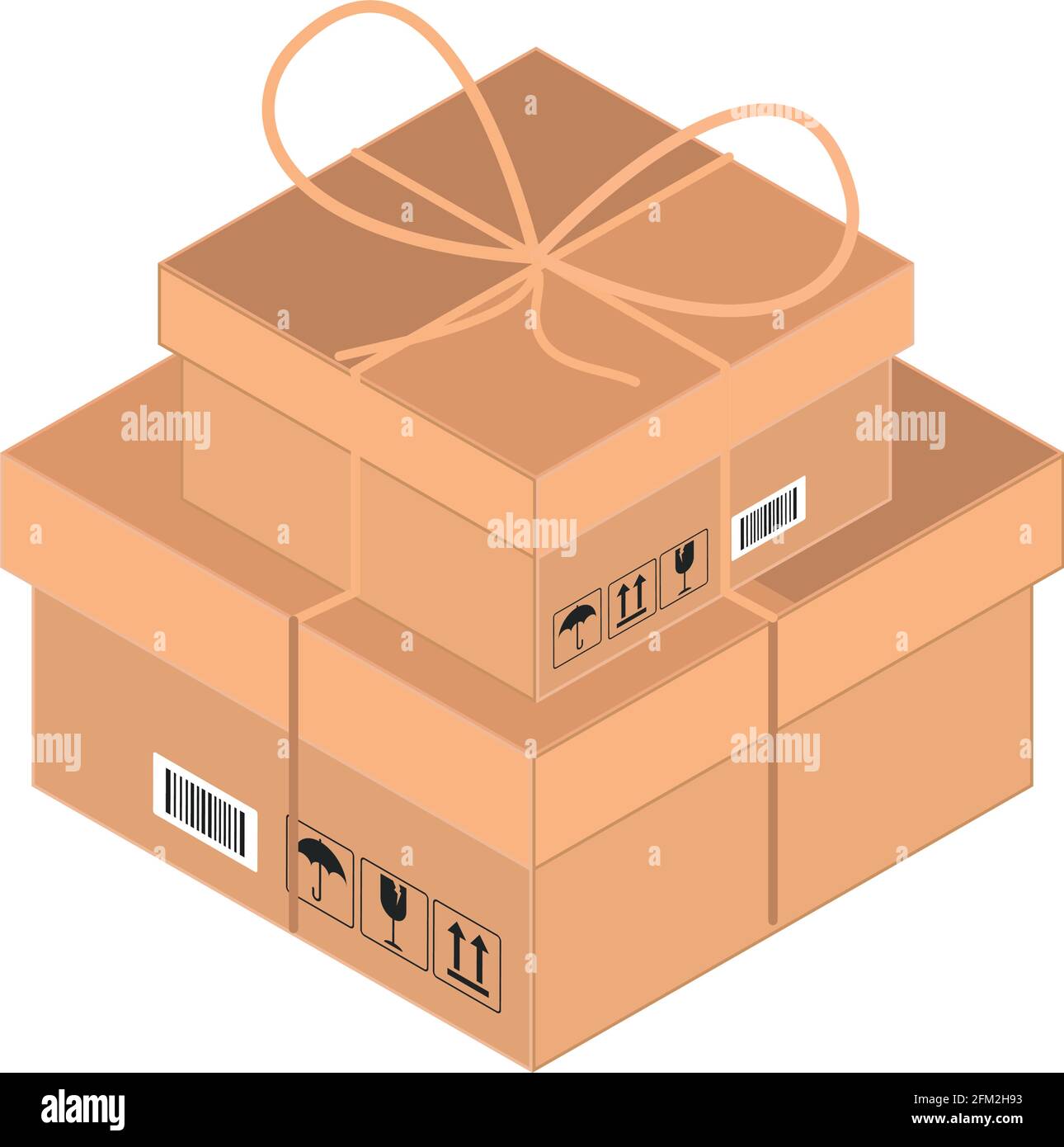 Two post boxes Stock Vector Images - Alamy