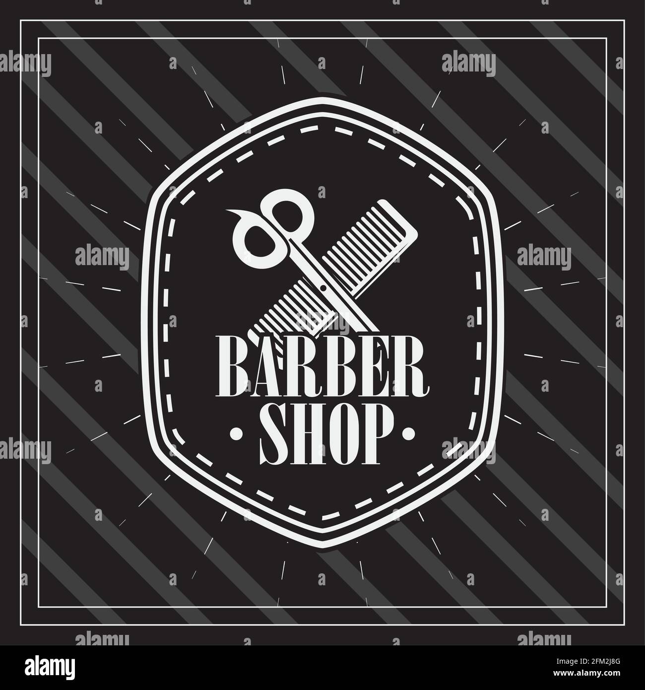 barber shop lettering label retro Stock Vector Image & Art - Alamy