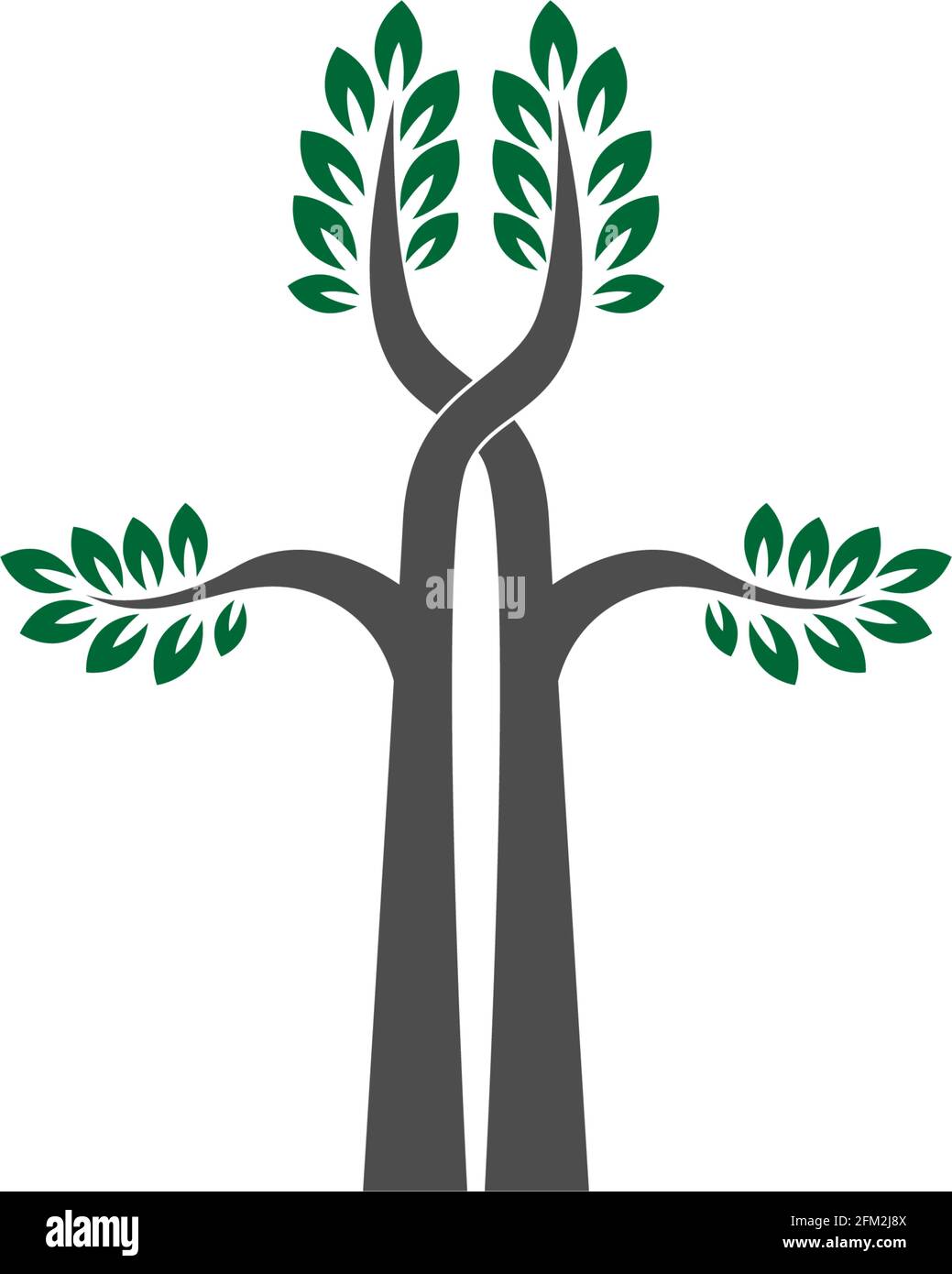Tree icon Tree branch design vector illustration template Stock Vector ...