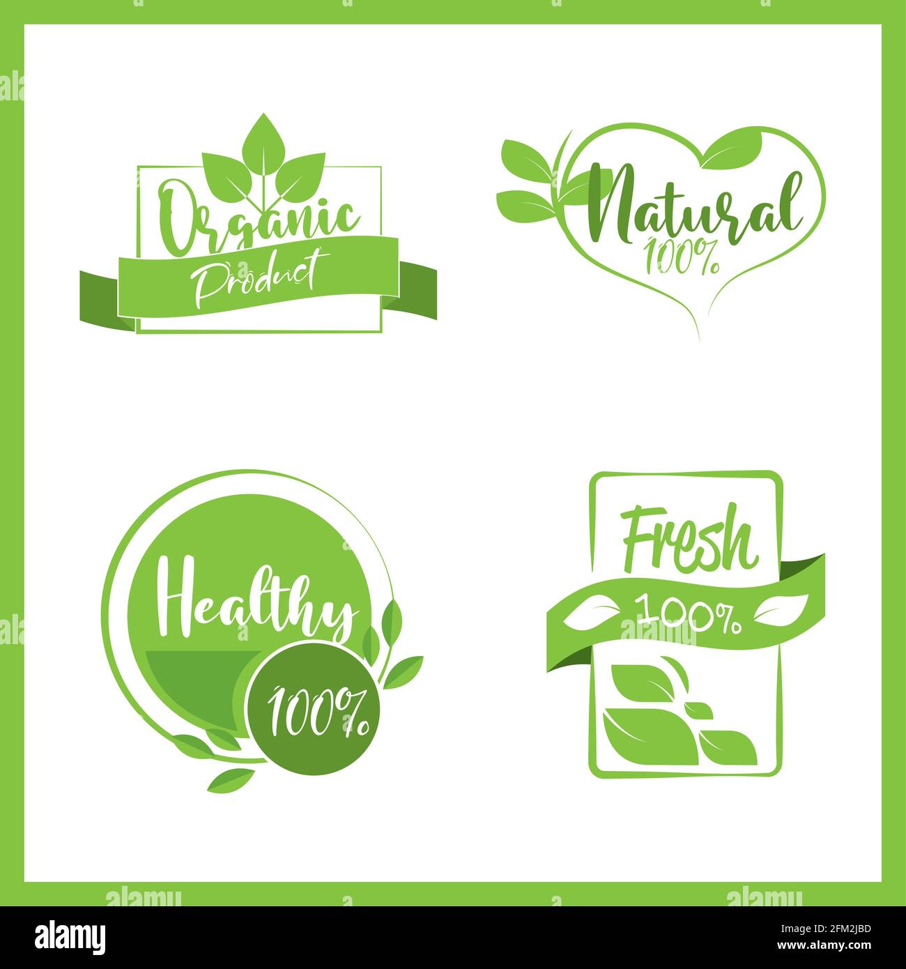 set organic natural products labels Stock Vector Image & Art - Alamy