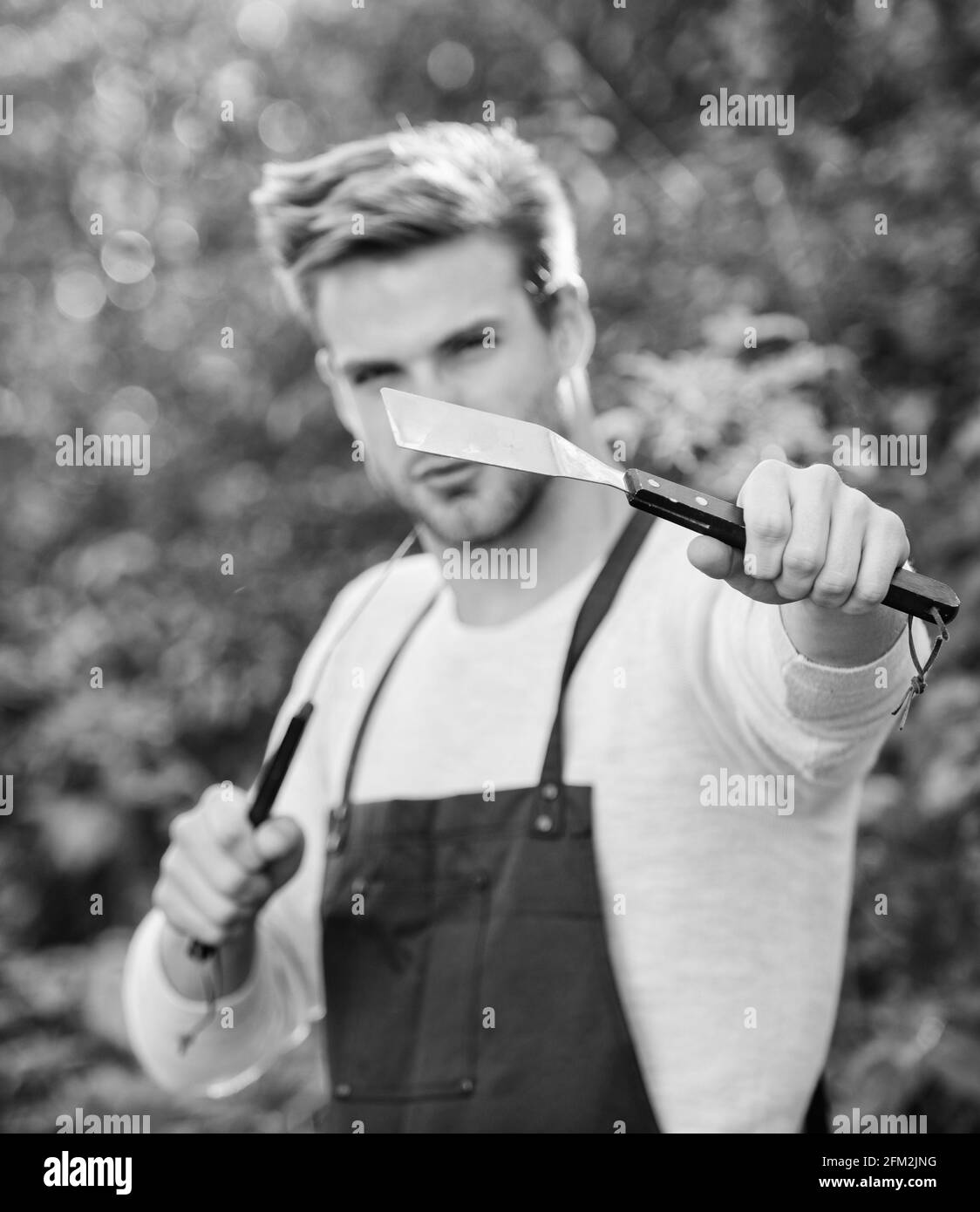 Chef handsome Black and White Stock Photos & Images - Alamy