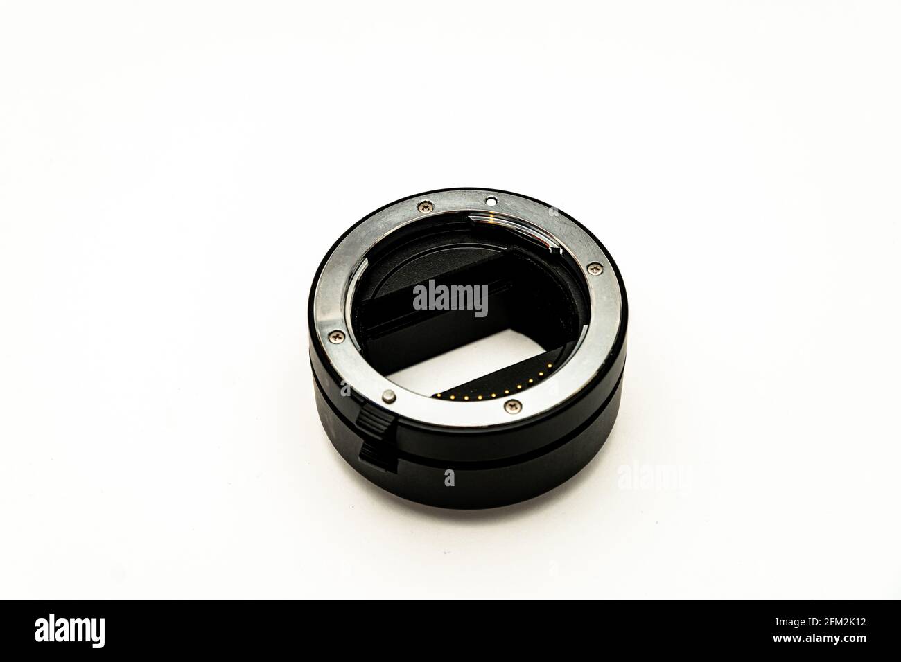 Black metal extension rings, for macro photography with normal lenses ...