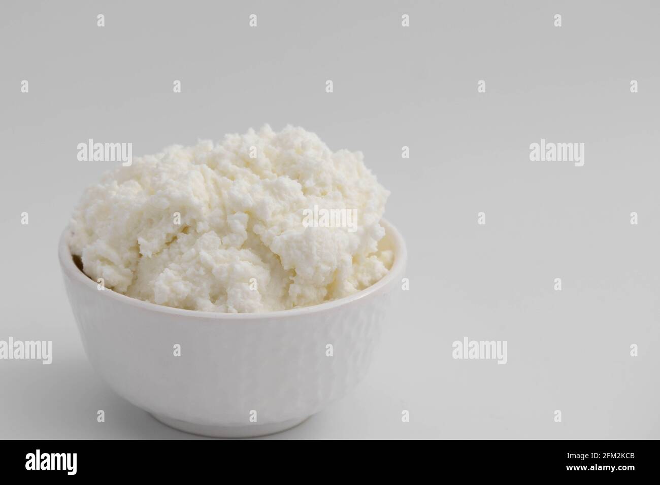 Freshly Churned White Butter Also Known As Safed Makhan Malai Or ...