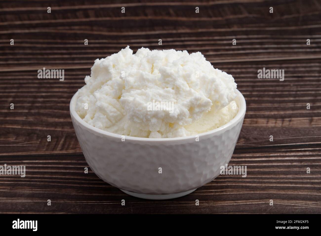 Freshly Churned White Butter Also Known As Safed Makhan Malai Or ...