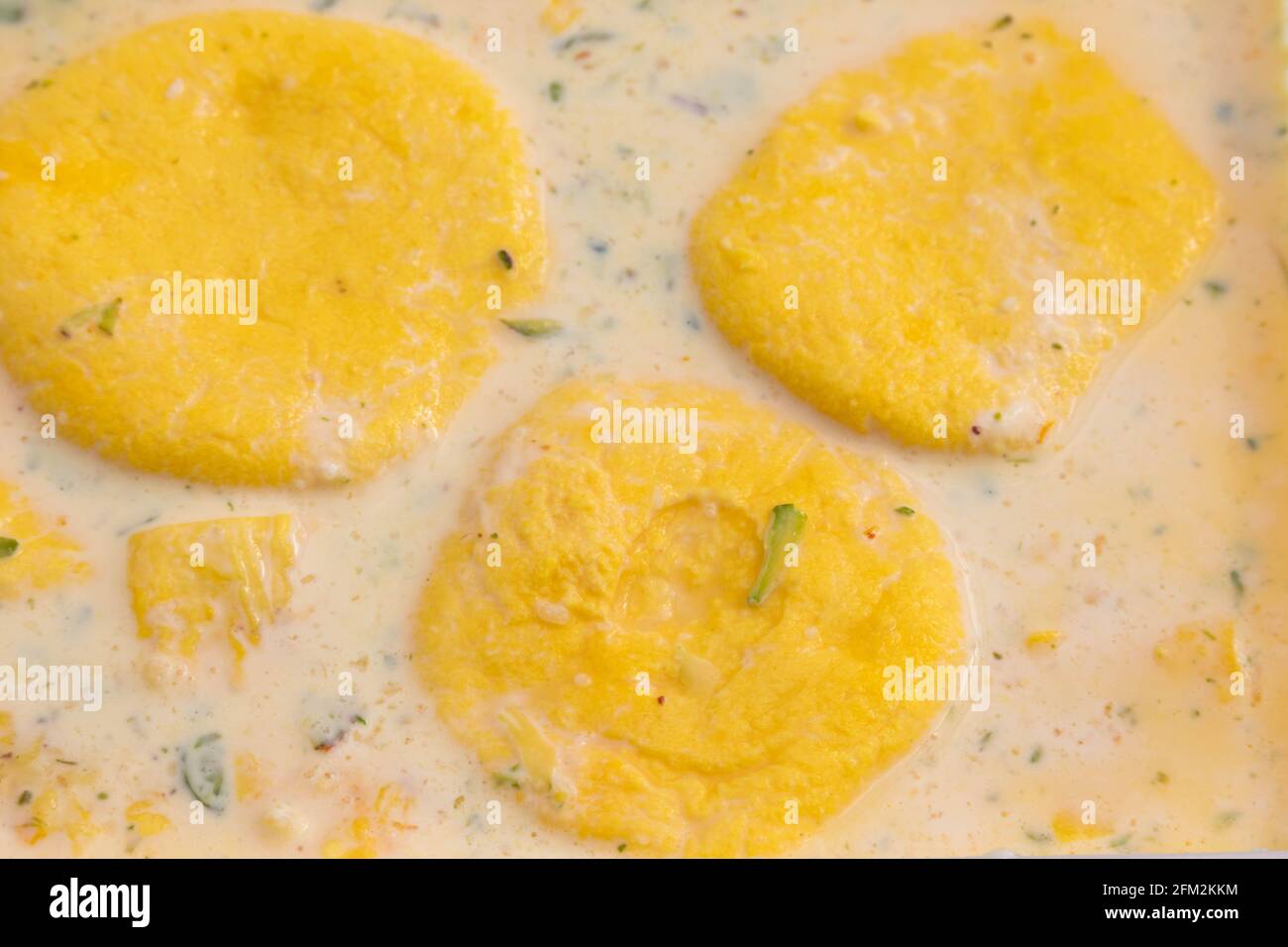 Indian Bengali Chhena Mithai Rasmalai Also Known As Rossomalai ...