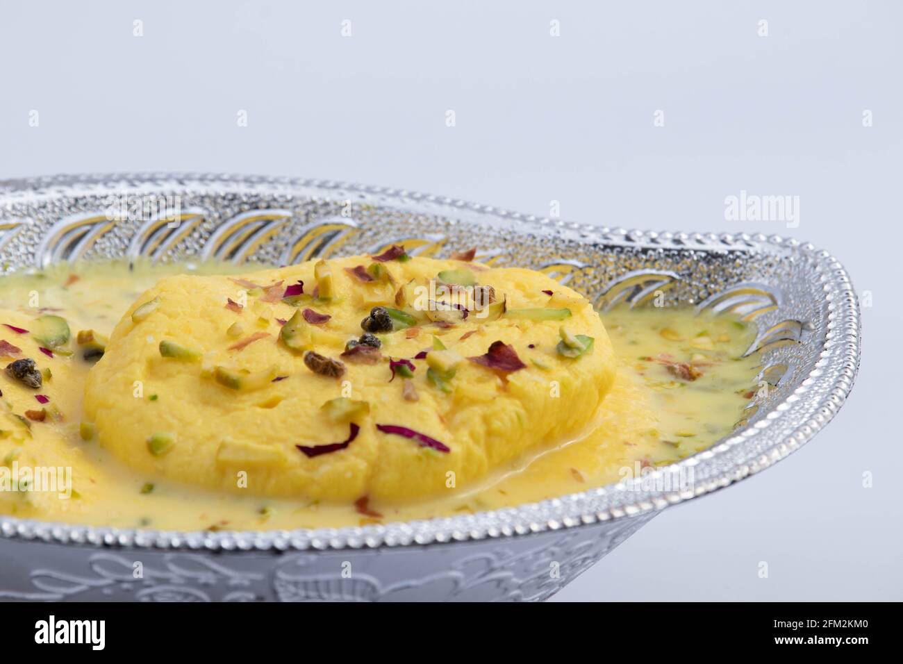 Closeup Of Indian Mithai From Bengal Rasmalai Also Known As Rossomalai ...