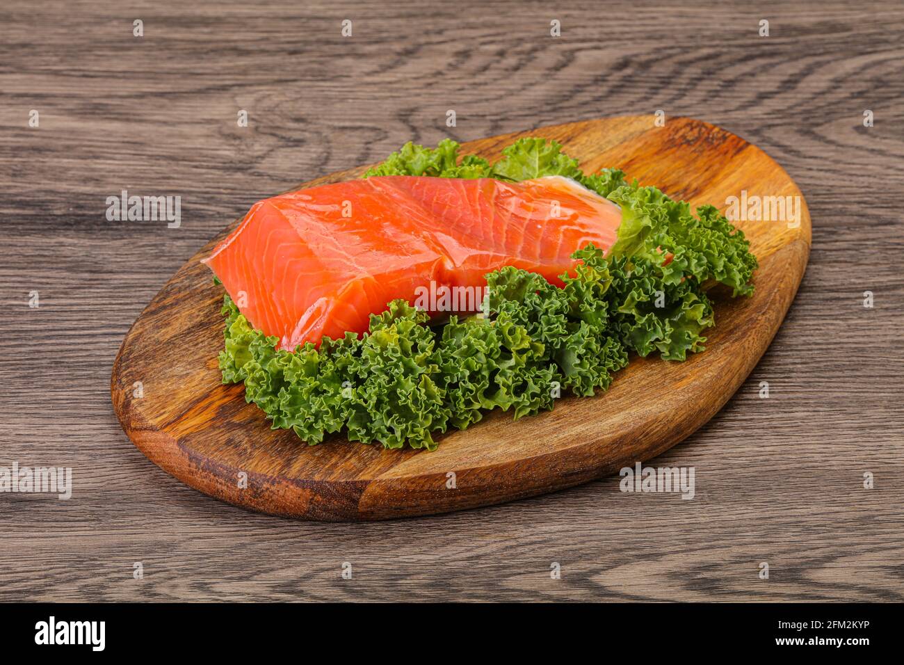 Tasty Salmon fillet slice for cooking Stock Photo - Alamy