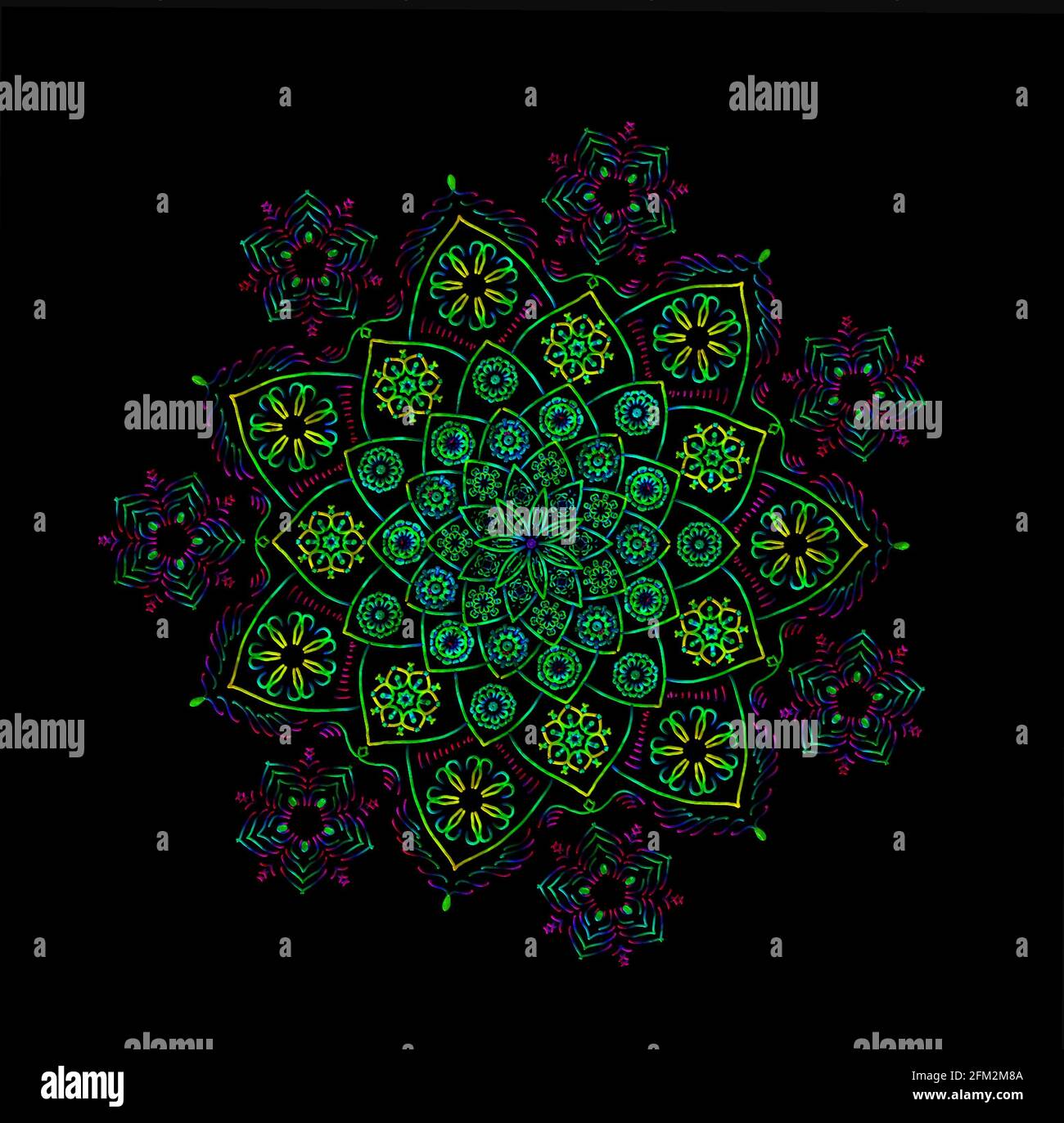 Mandala kolam hi-res stock photography and images - Alamy